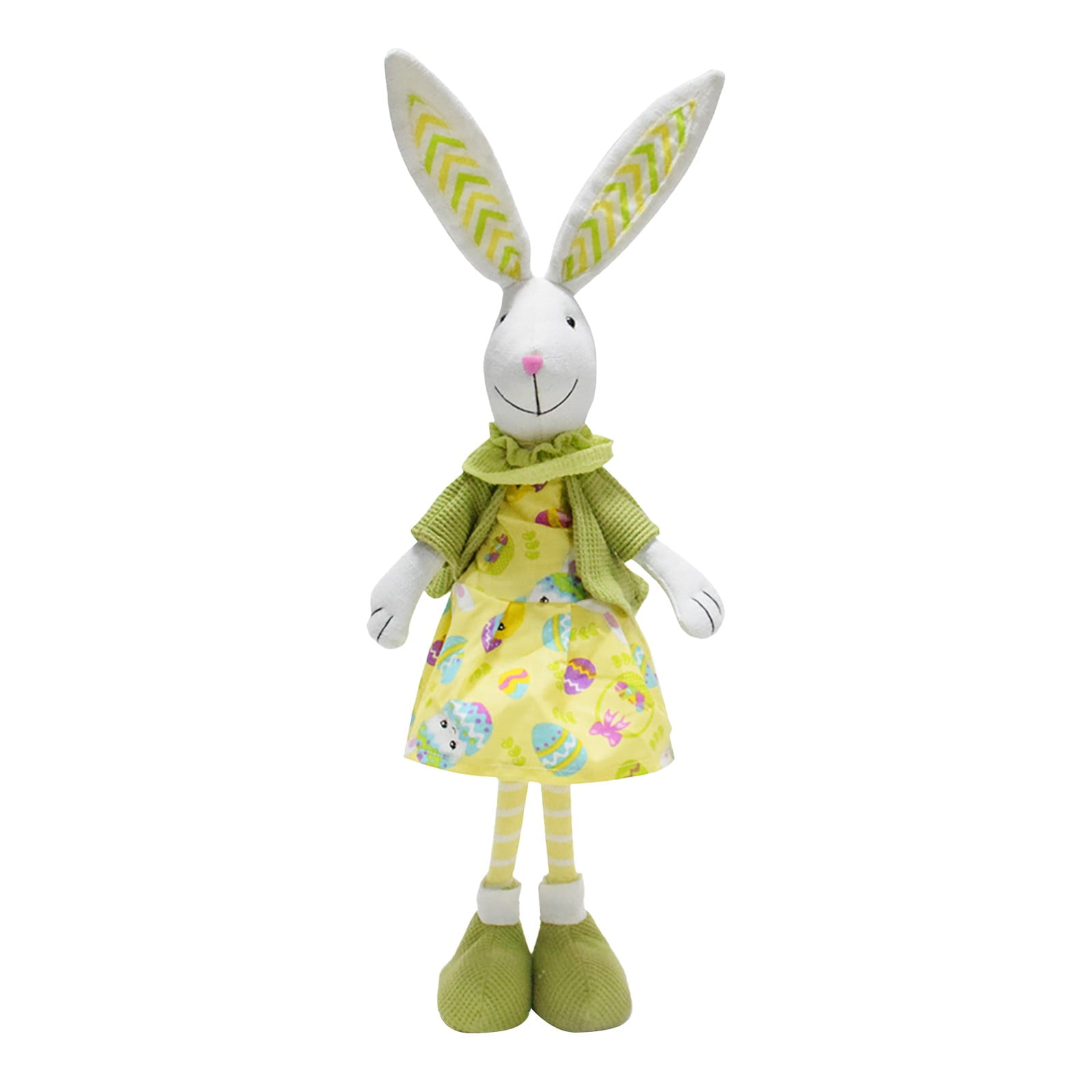BINGLI Long-Legged Easter Bunny Stuffed Doll - Spring Fabric Bunny for ...