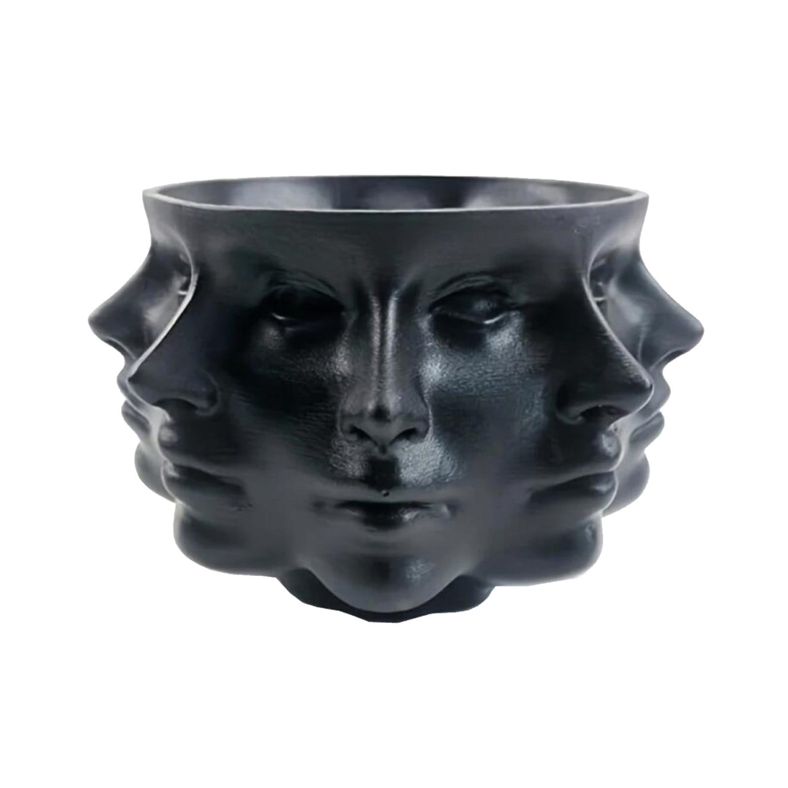 BINGLI Multi Face Succulent Planter Vase Small Face Plante Head Face ...
