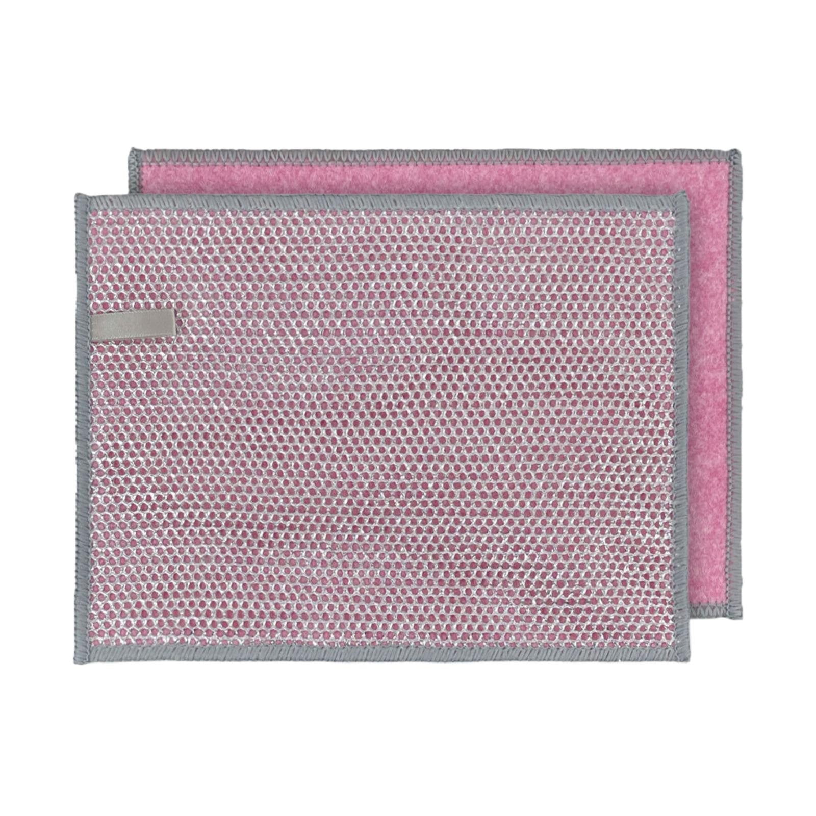 BINGLI Multipurpose Wire Dishwashing Rags Double Layer Cleaning Cloths ...