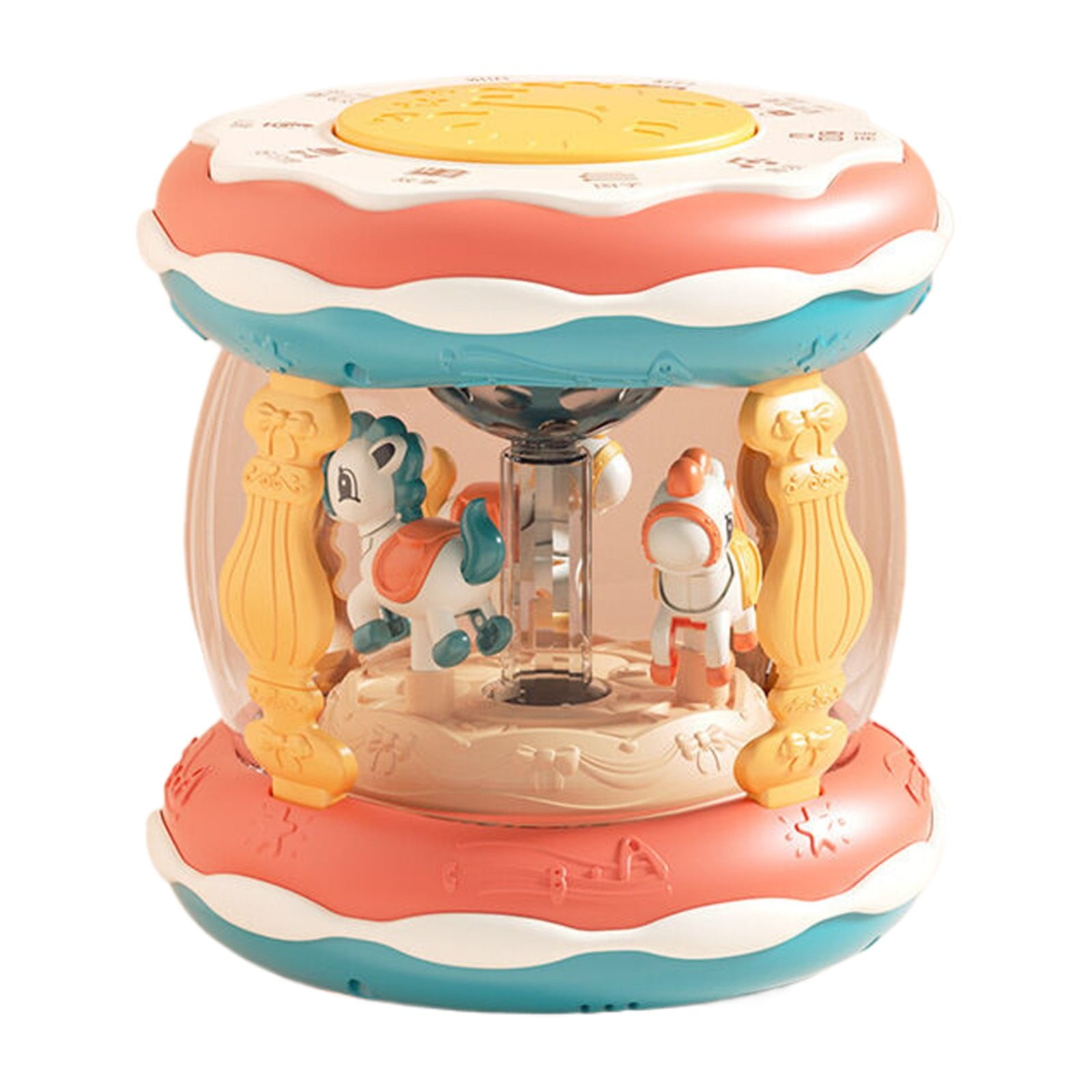 BINGLI Musical Light Up Toys 0-6 Months Tummy Projector Rotating Baby 0 ...