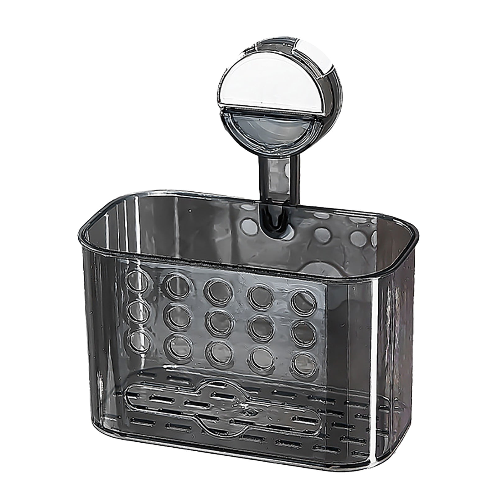 BINGLI No-Drill Bathroom Suction Storage Box, Corrugated Suction Cup ...