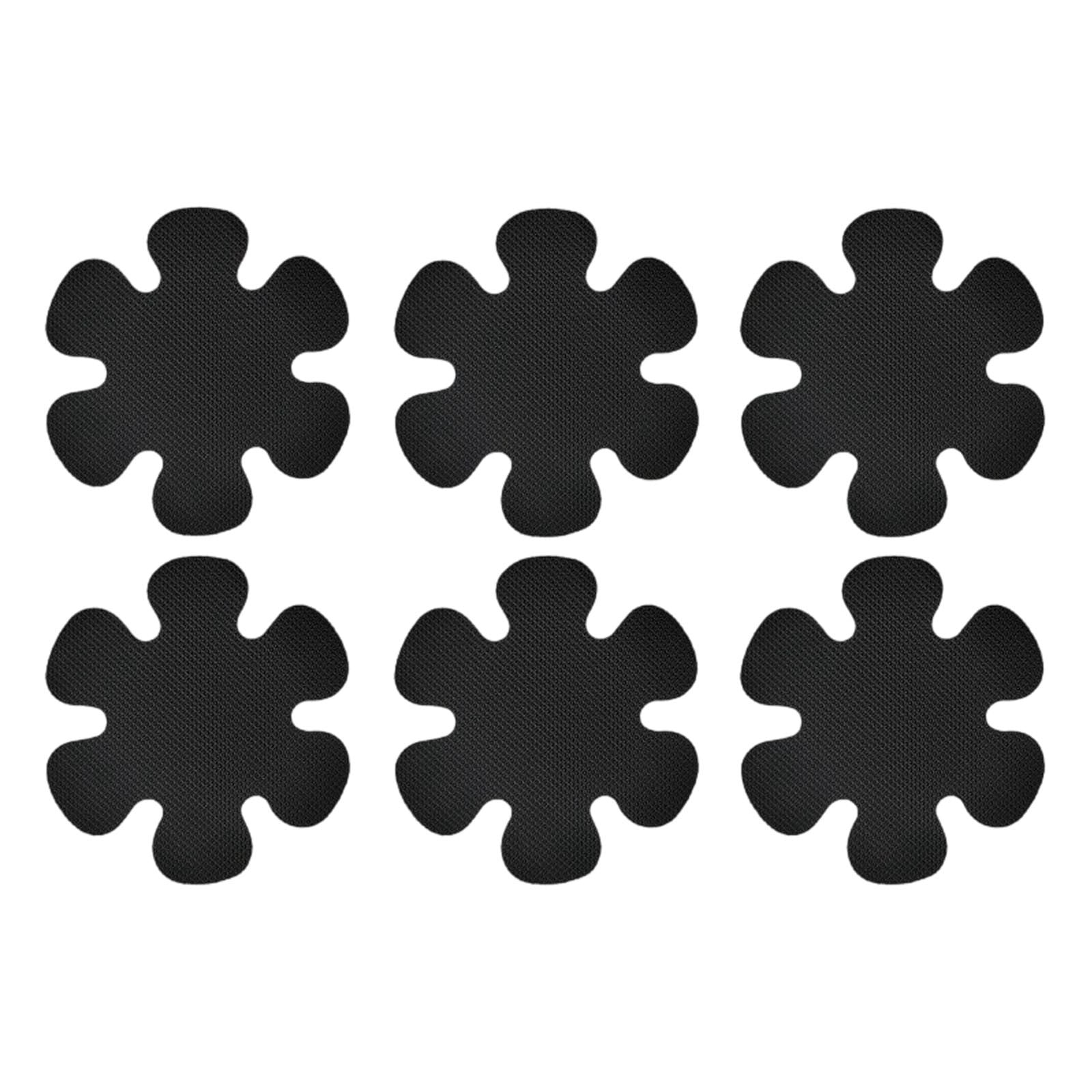 BINGLI Non Slip Bathtub Stickers, 6 PCS Shower Stickers for Safety ...