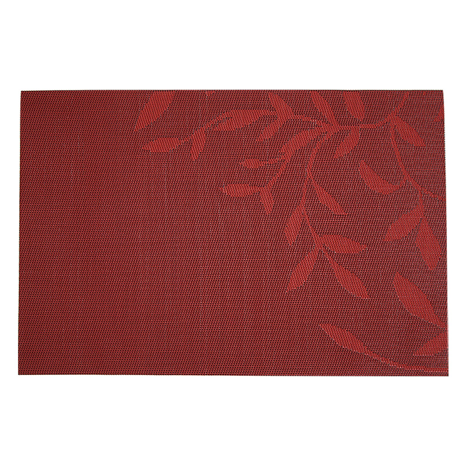 BINGLI Non-Slip PVC Placemat 17.7x11.8 Inch - Woven Insulated Table ...