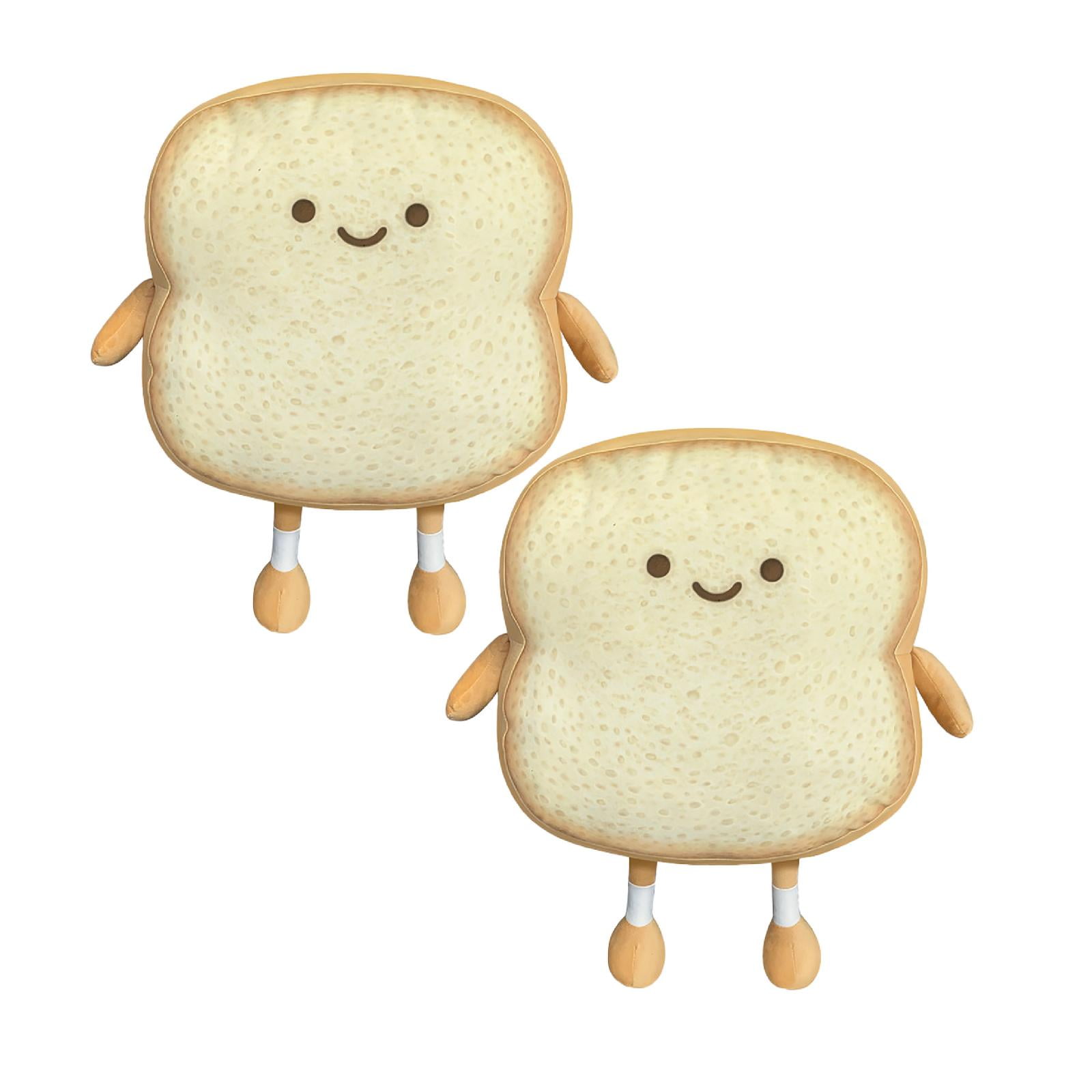 BINGLI Plush Toys Cute Emotions Bread Pillow Cartoon Toasts Doll Plush ...