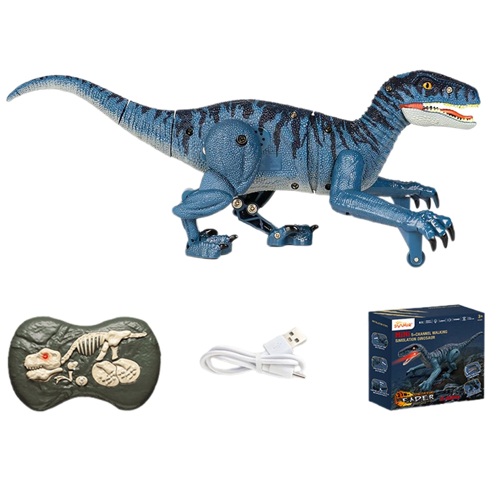 BINGLI Remote Control Dinosaur Toys for Kids 3-5 5-7 - Jurassic ...