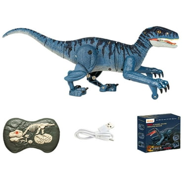Contixo Remote Control Dinosaur Toy, Light-Up Velociraptor, 4 Pcs ...