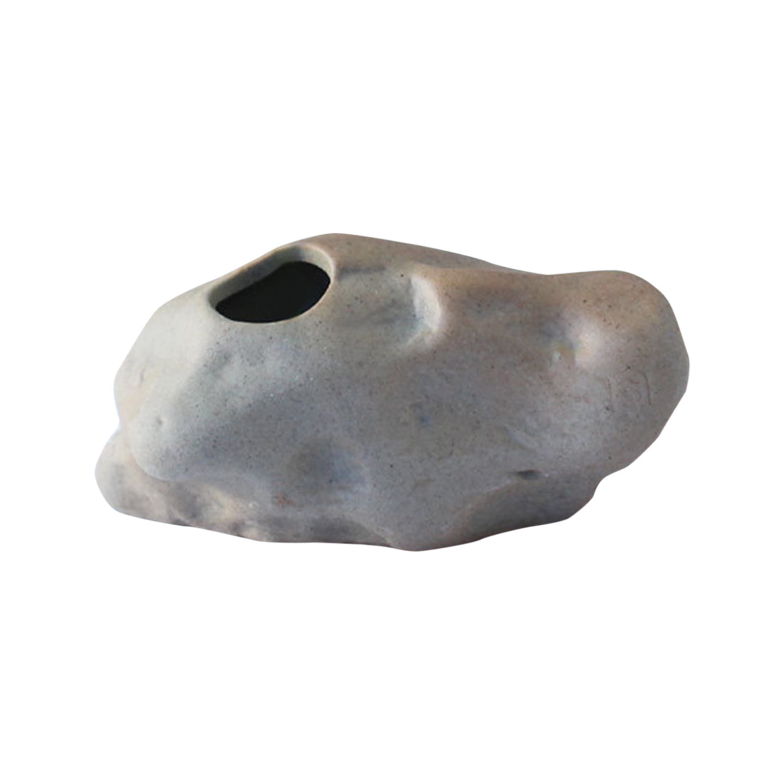 BINGLI Rustic Ceramic Planter with Personalized Inscription Stone ...