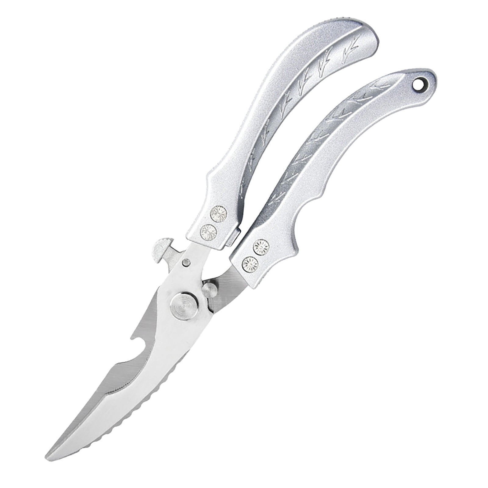 BINGLI Safe Multi-Functional Stainless Steel Kitchen Scissors, Cooking ...