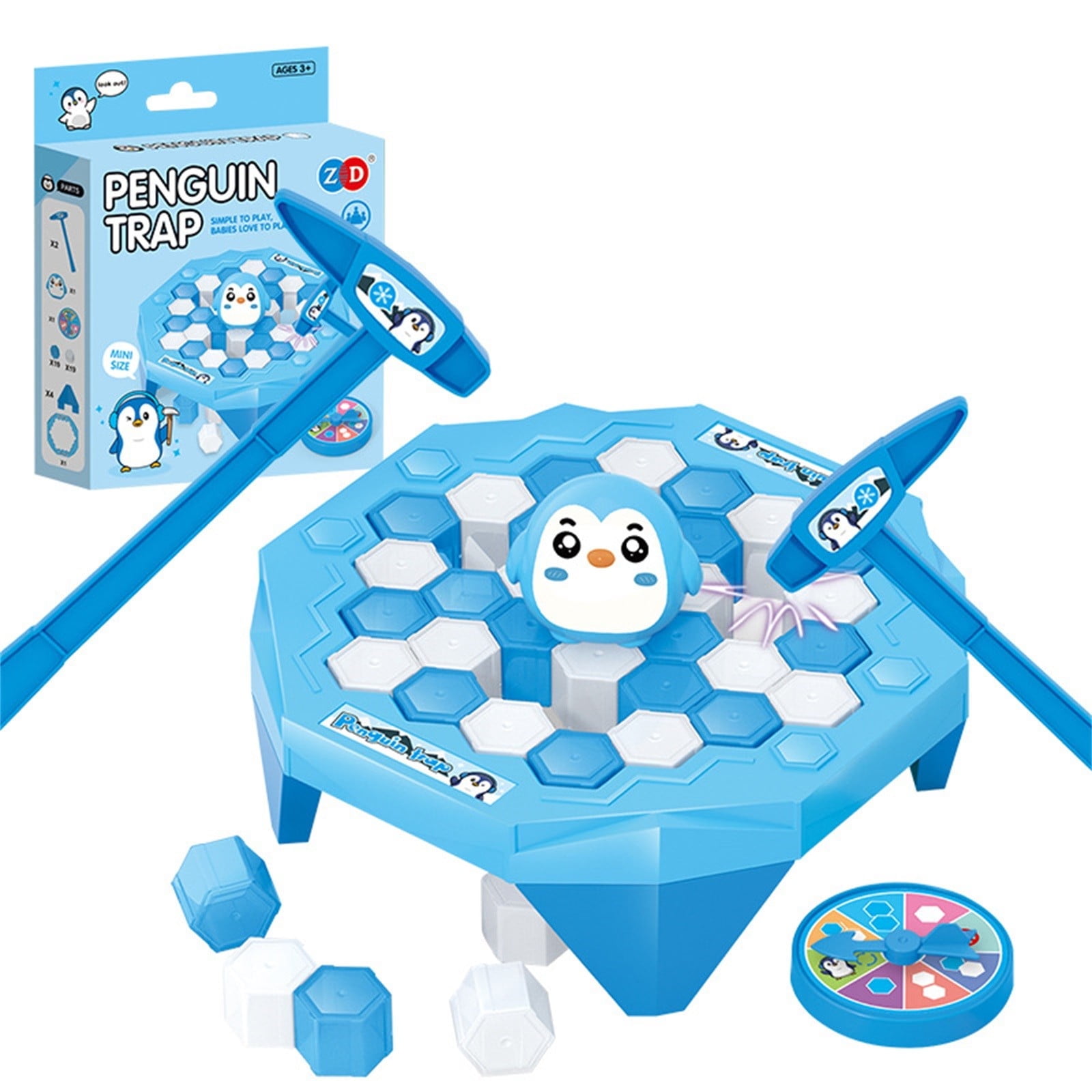 BINGLI Save Penguin Break Ice Board Game for Kids 4-8, Ice Breaker Save ...