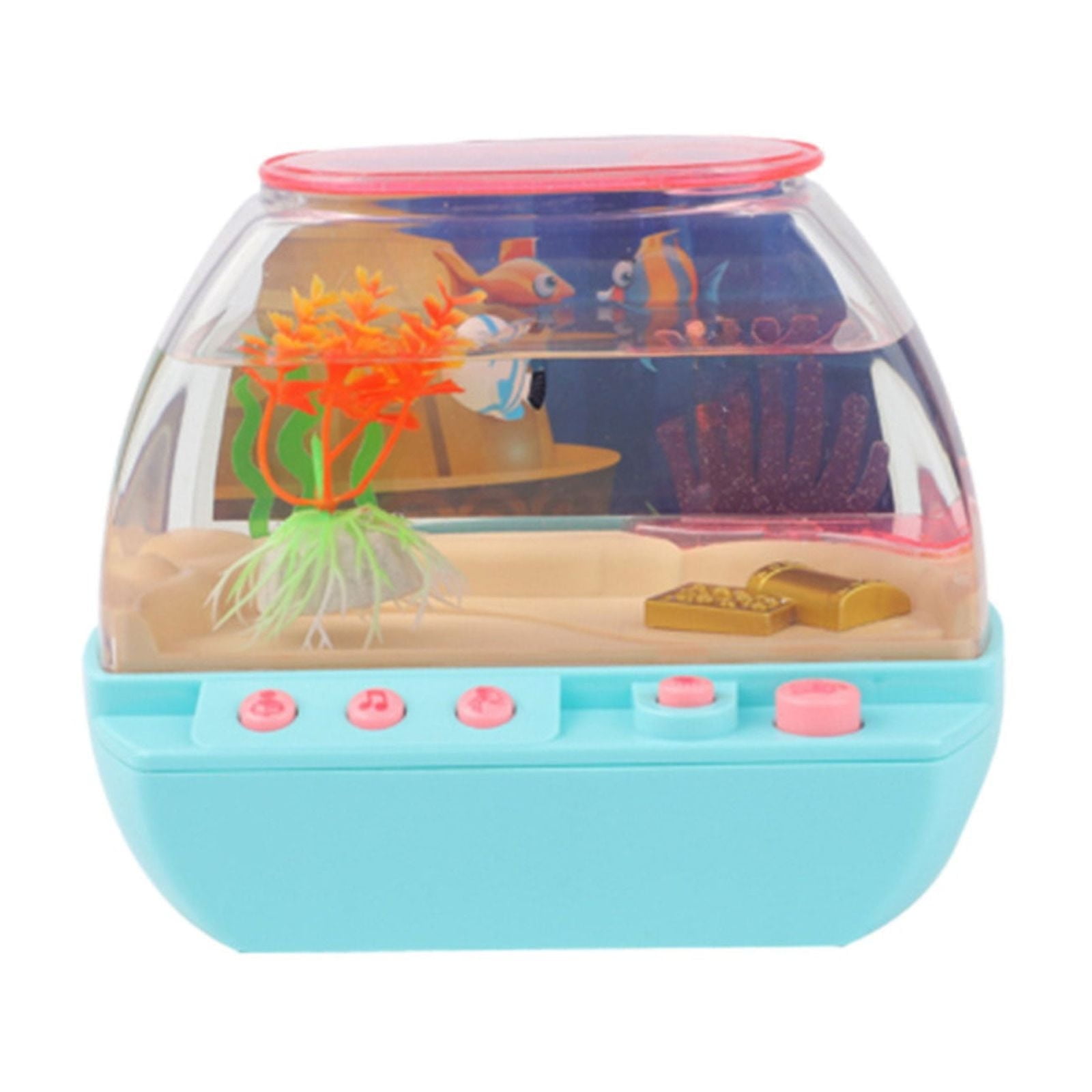 BINGLI Simulation Fishing Aquarium Toy, Aquarium Toy with Light and ...