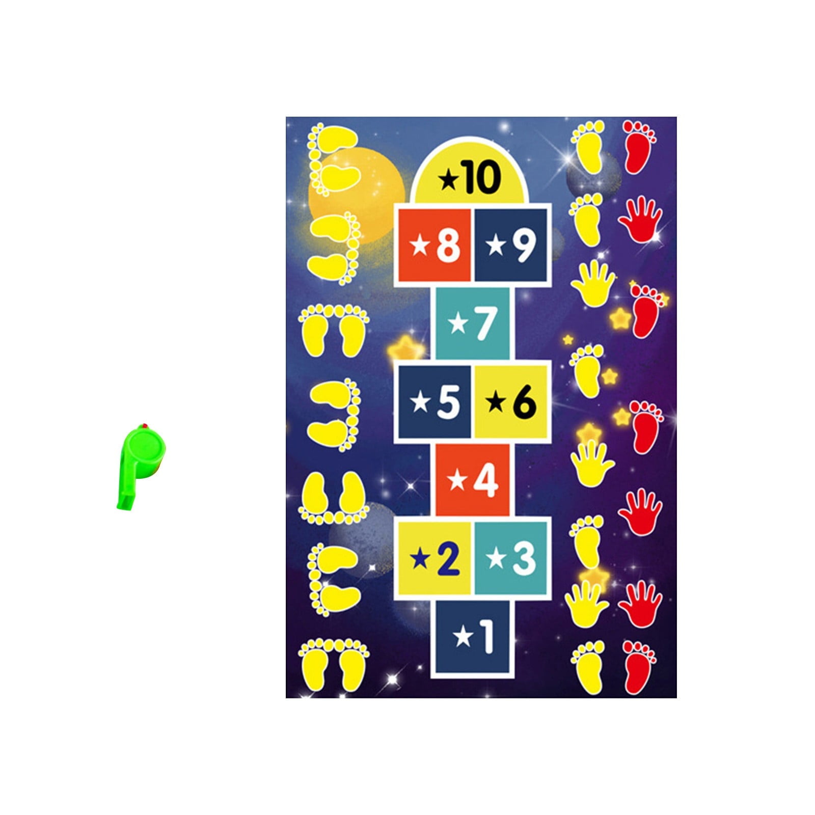 BINGLI Slide Hopscotch Games for Adults Hands and Feet Sports Slide ...