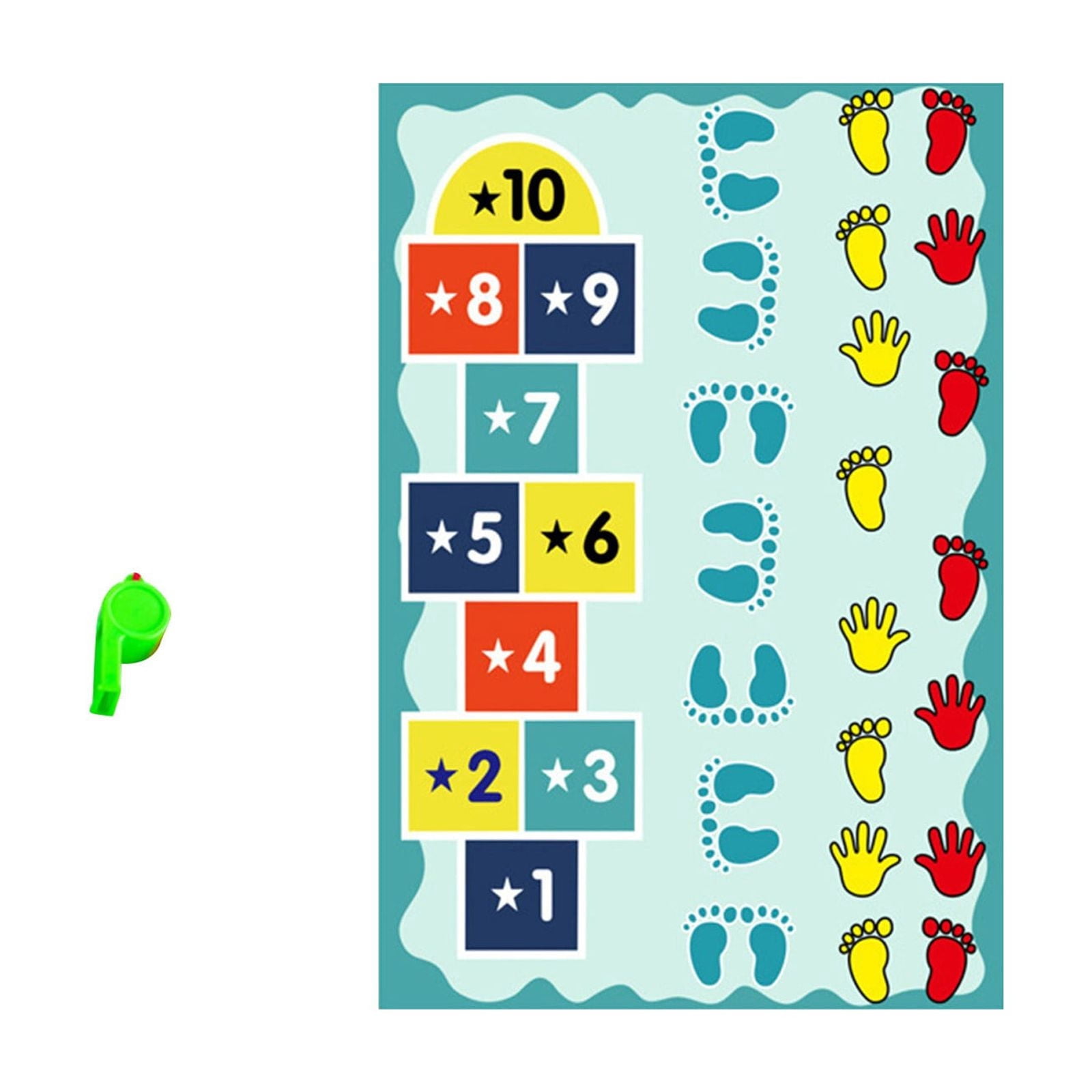 BINGLI Slide Hopscotch Games for Adults Hands and Feet Sports Slide ...