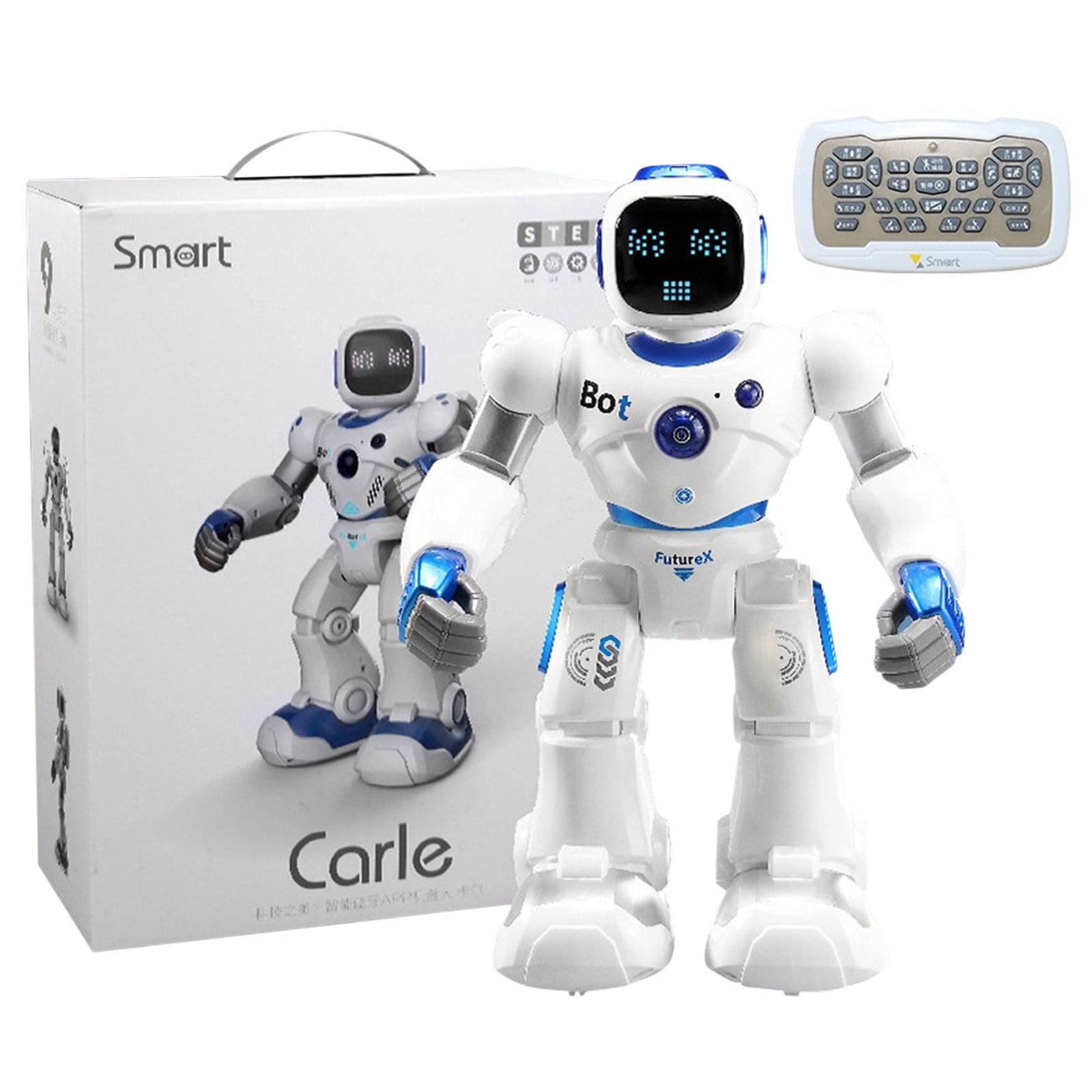 BINGLI Smart Robots for Kids, Large Programmable Interactive RC Robot with Voice Control, APP ...