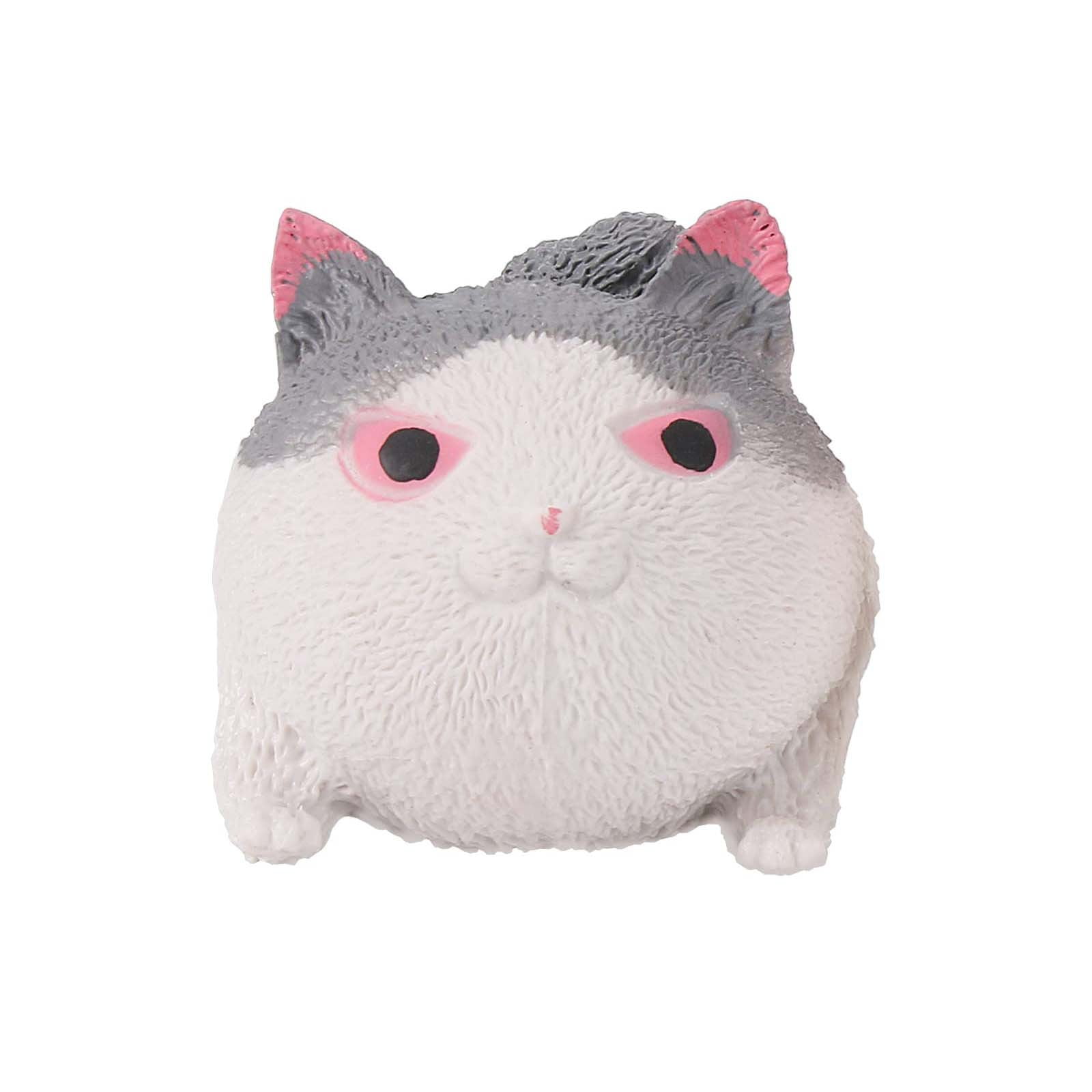 BINGLI Squishies Squishy Toys,Funny Cute Cat-Shaped Ball,Cat Squishy ...