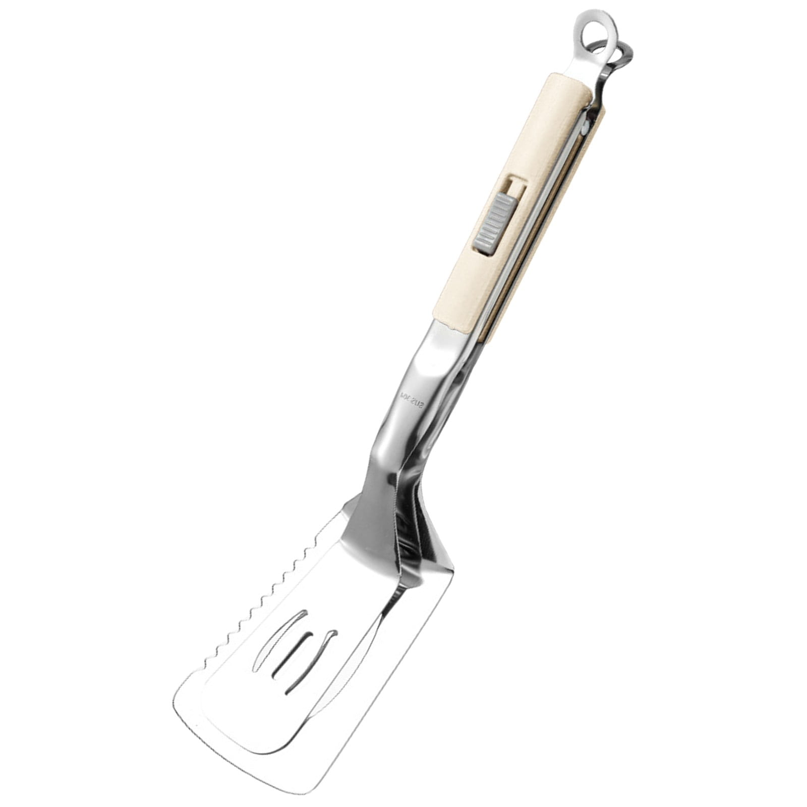 BINGLI Stainless Steel Grill Clamp, Anti-Scald Extended Handle Spatula ...