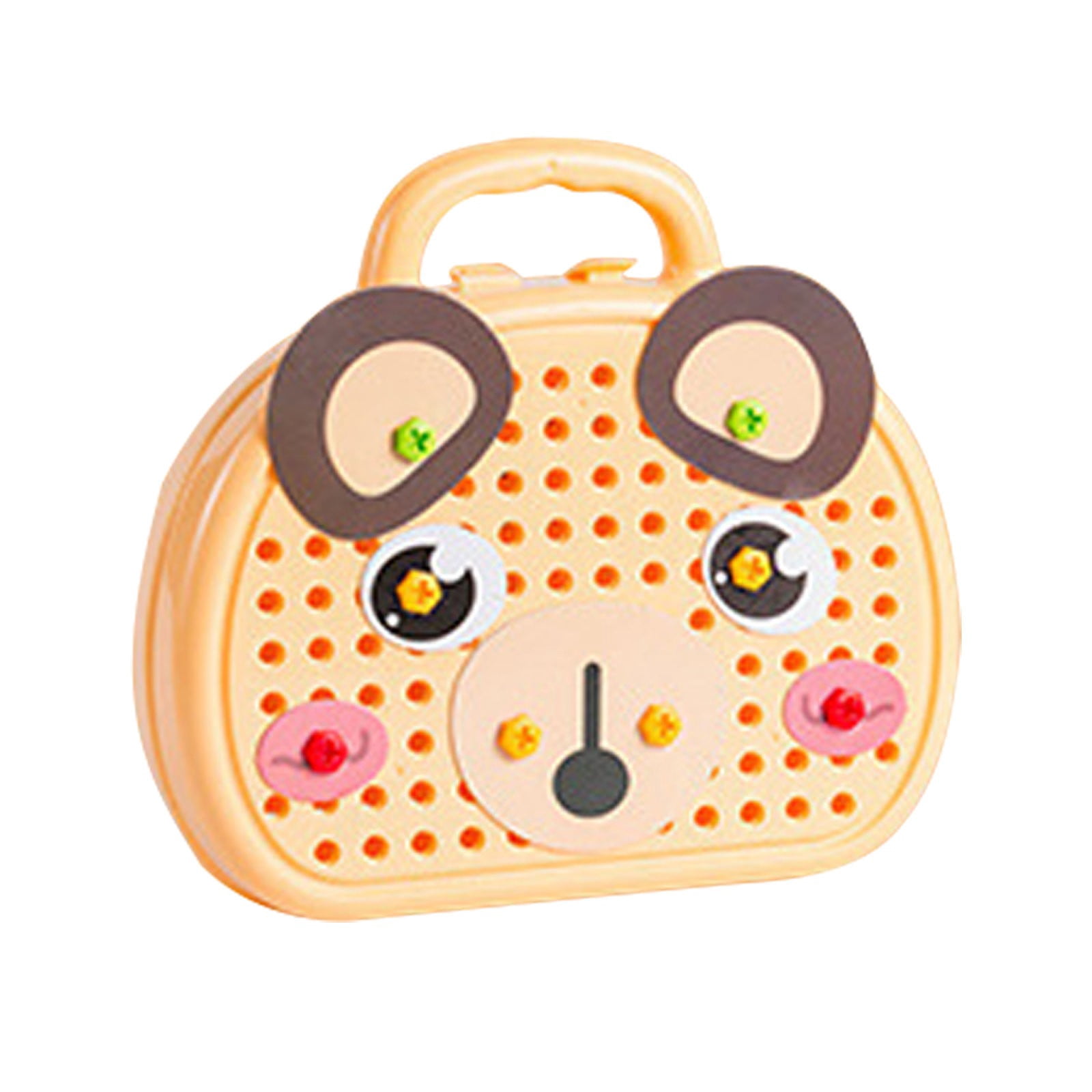 BINGLI Tools for Kids Pretend Play Toys, Toddler Tool Set Toolbox Bear ...