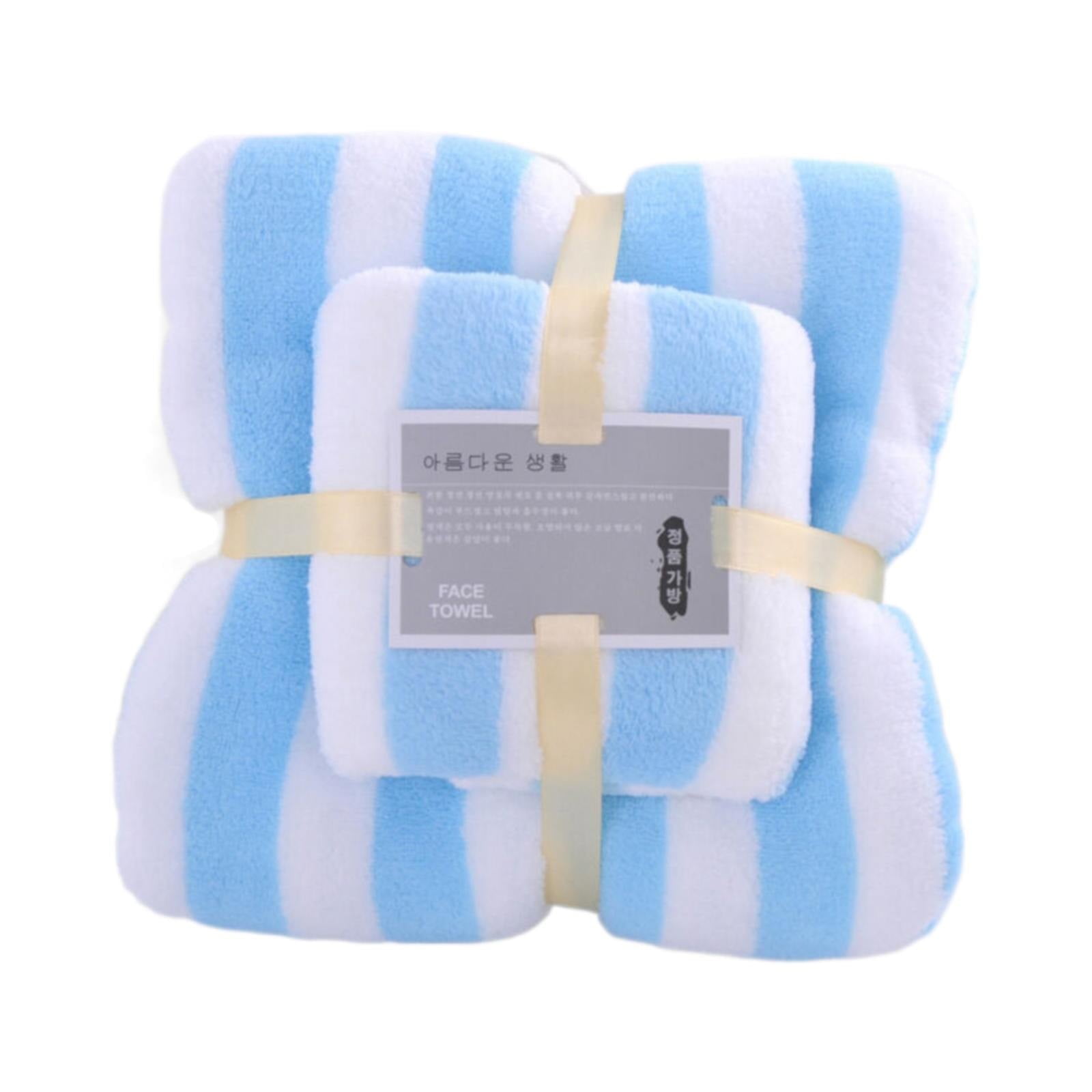 BINGLI 𝐒𝐨𝐟𝐭 Towel Set 1 Bath Towels1 Hand Towels Super 𝐒𝐨𝐟𝐭 Premium Family Microfiber Bath Towel ...