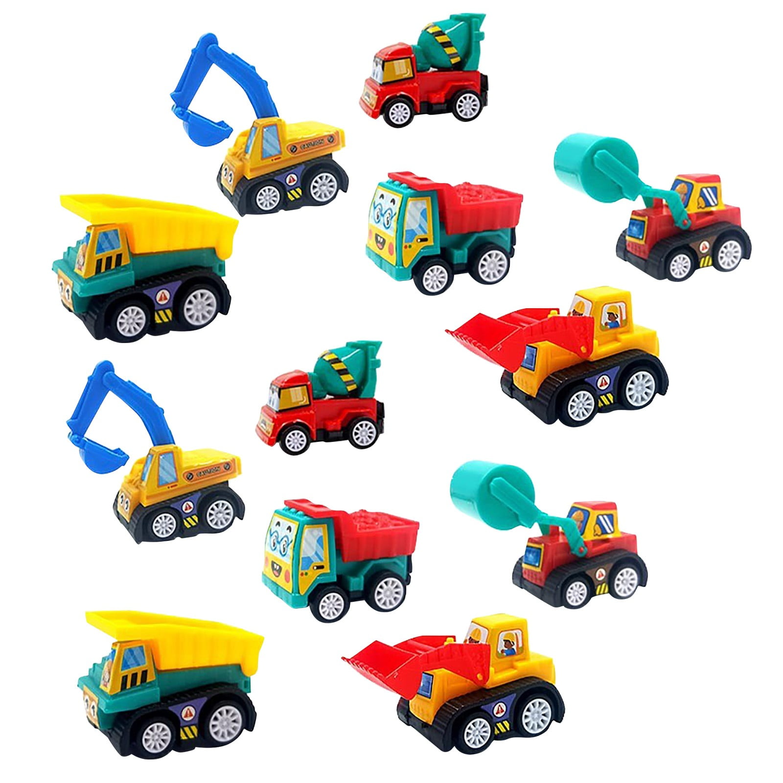 BINGLI Toy Cars for 3+ Years Old Toddler Boy Toys Mini Pull Back Cars ...