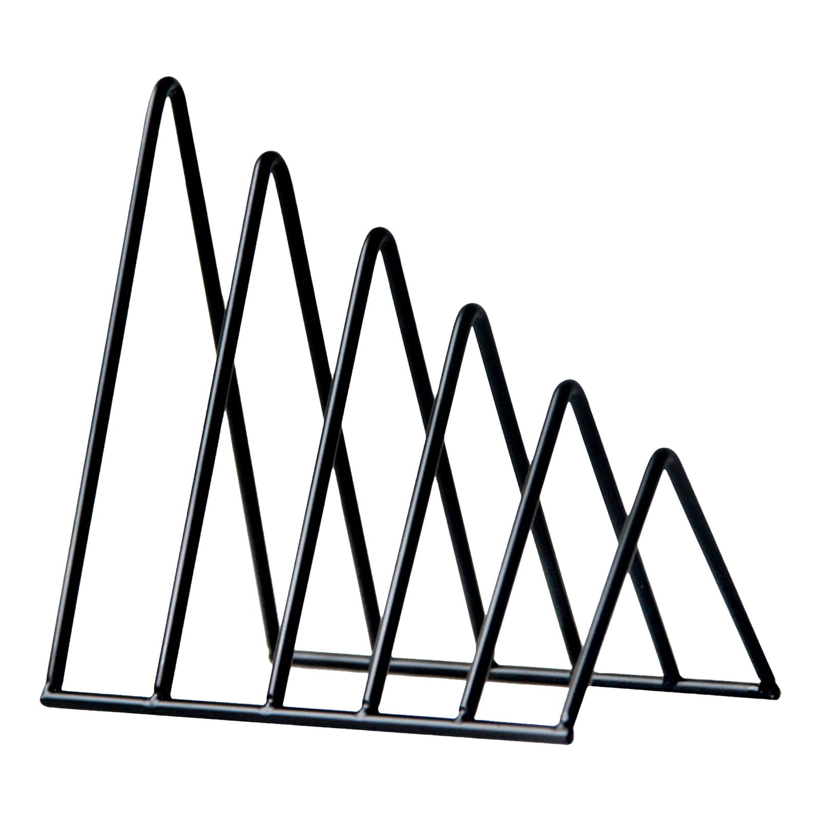 BINGLI Triangle Desktop Magazine File Holder Rack, Metal Desktop ...