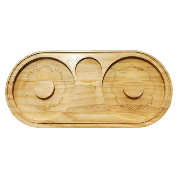 BINGLI Wood Salt Tray, 3-in-1 Bar Glass Rimmer and Cocktail Garnish Box ...