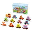 INvench Wooden Number Train Toys for Toddlers 12PCS Magnetic Train Set ...