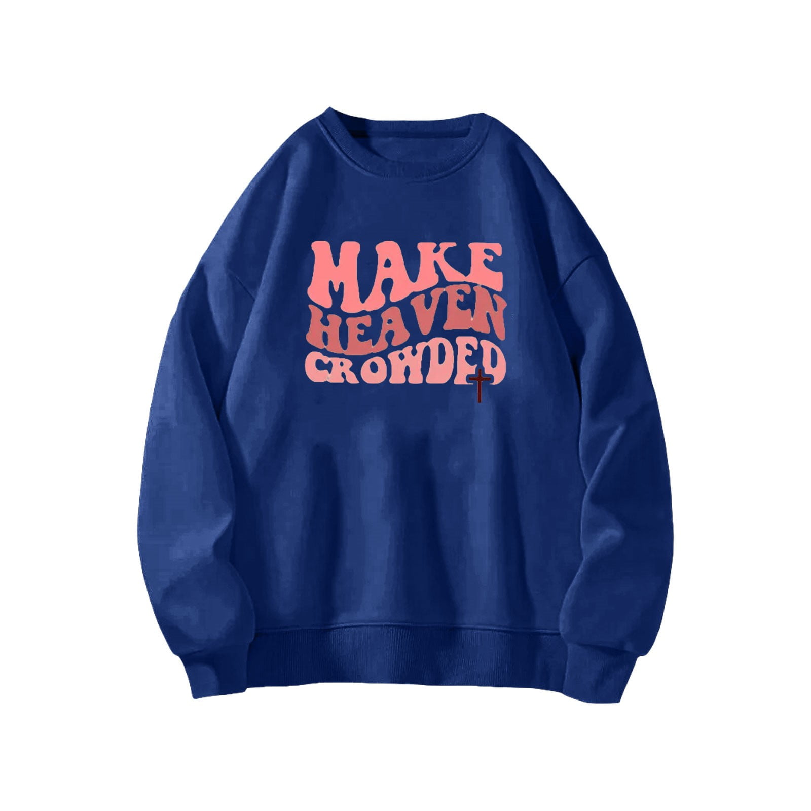 Bingruigs Faith Over Fear Hoodie Womens Make Crowded Casual Long