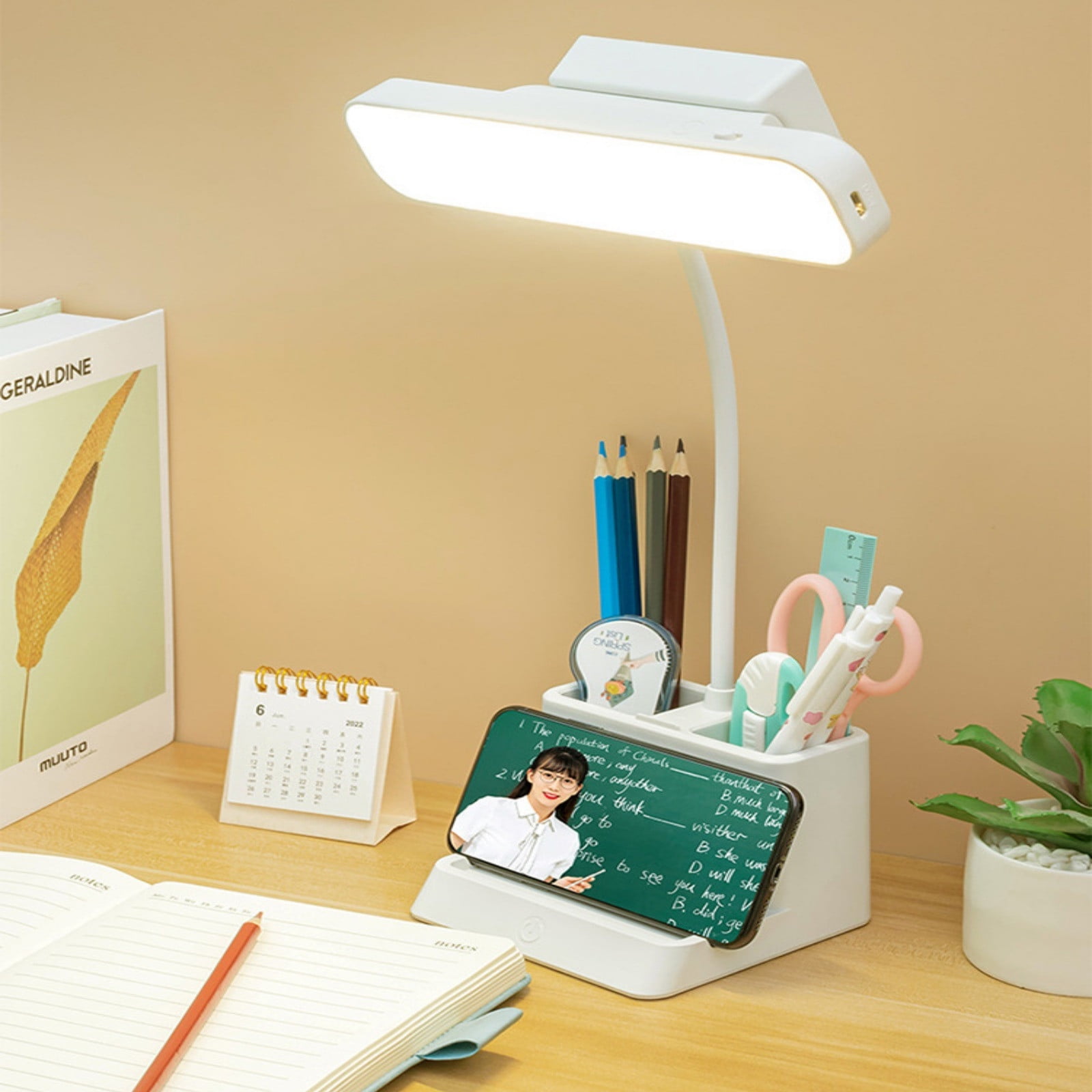 BINGTAOHU Battery Opreated Lamp For Travel Led Eye Protection Desk Lamp ...