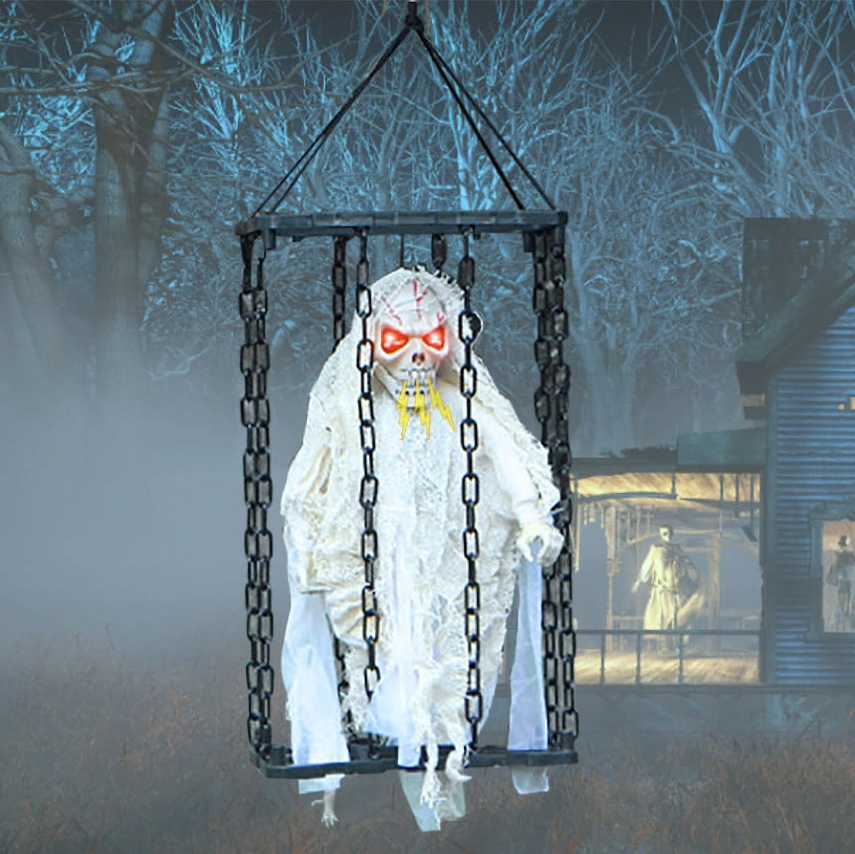 BINGTAOHU Halloween Animatronics Halloween Witch Animated Halloween ...