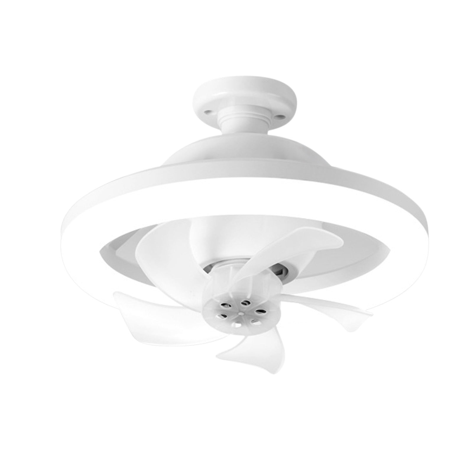 BINGTAOHU Phantom Color Oscillating Head Fan E27 Remote Control Ceiling ...