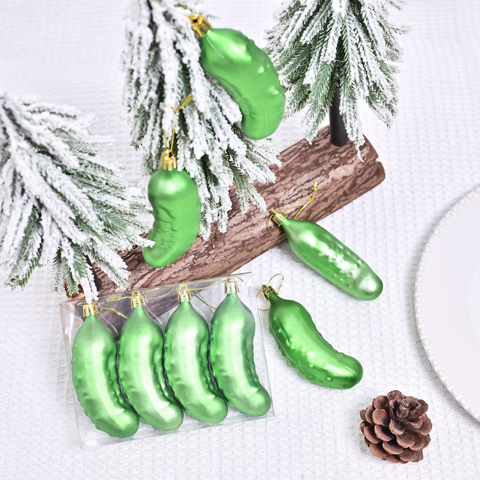 BINGTAOHU Pickle Ornaments for Christmas Tree Decorations Christmas ...