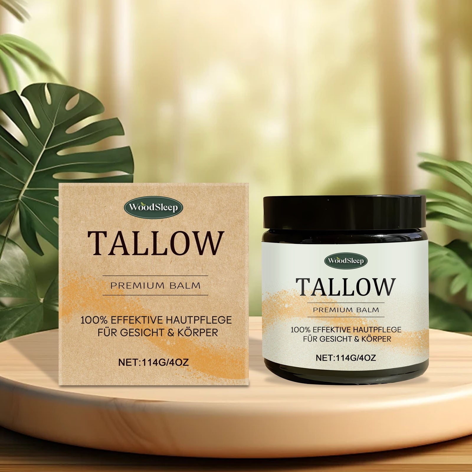 BINGTAOHU Tallow Face Moisturizer Natural Moisturising Oil for Dry ...