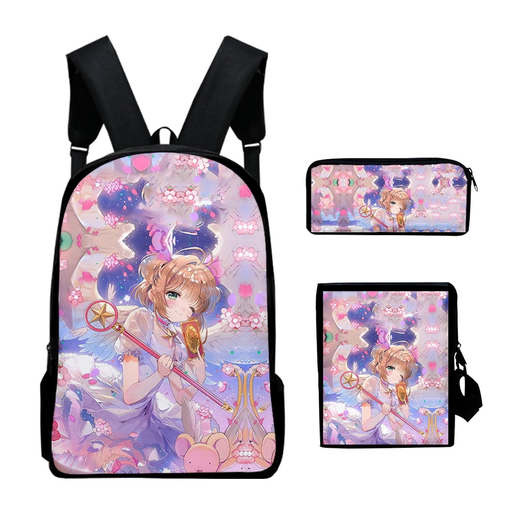 BINGTIESHA Anime Card Captor Sakura 3D print Oxford Cloth Shoulder ...