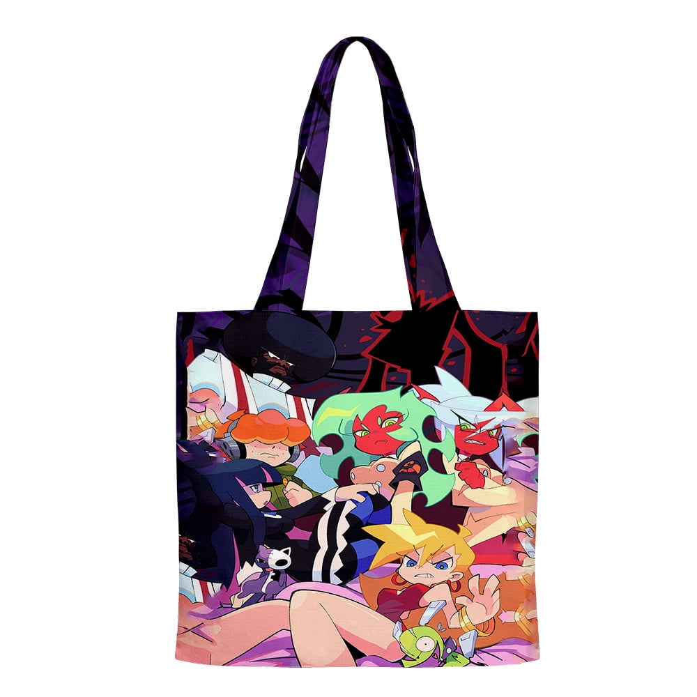 Bingtiesha New Panty And Stocking 3d Print Fashion Casual School Bags Cosplay Backpack Kawaii