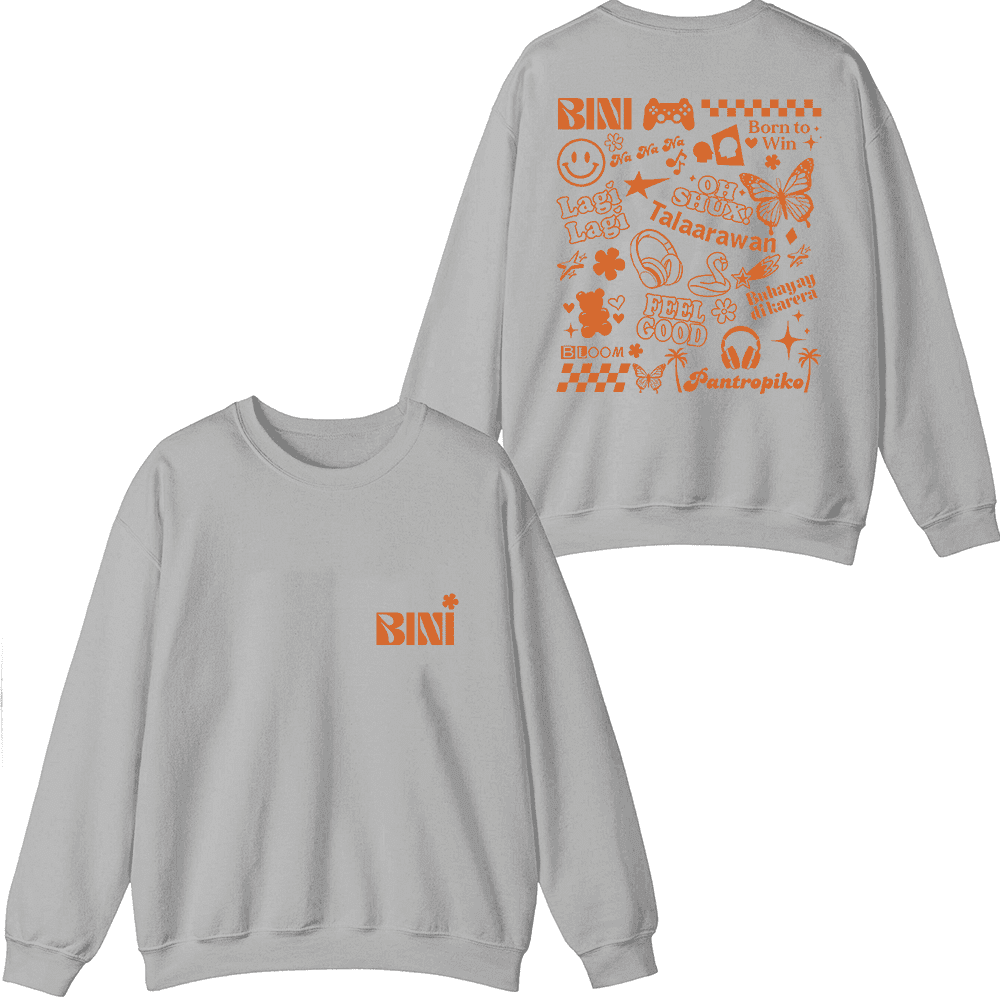 BINI Merch Album illustration Crewneck Fashion Sweatshirt Men Women ...