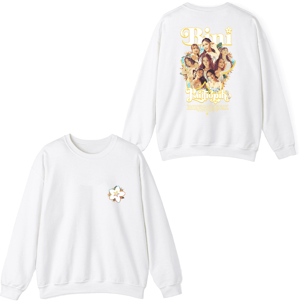 BINI Merch Pantropiko Crewneck Fashion Sweatshirt Men Women Long Sleeve ...