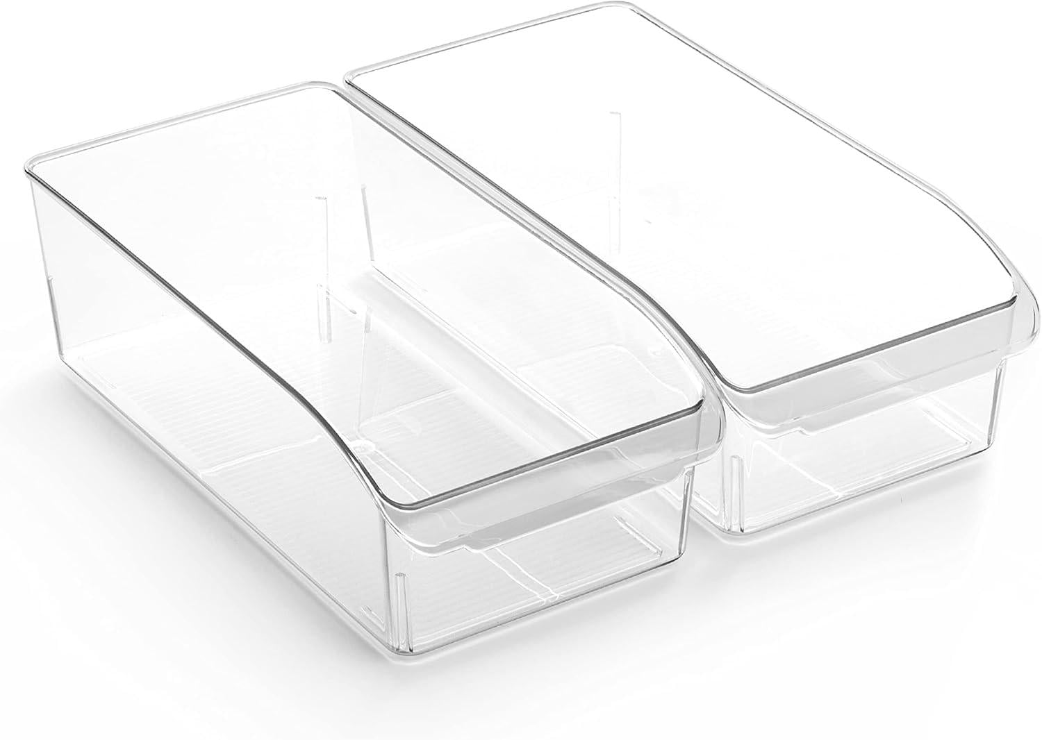 BINO | Plastic Storage Bins, Small | THE CURVE COLLECTION | Multi-Use ...