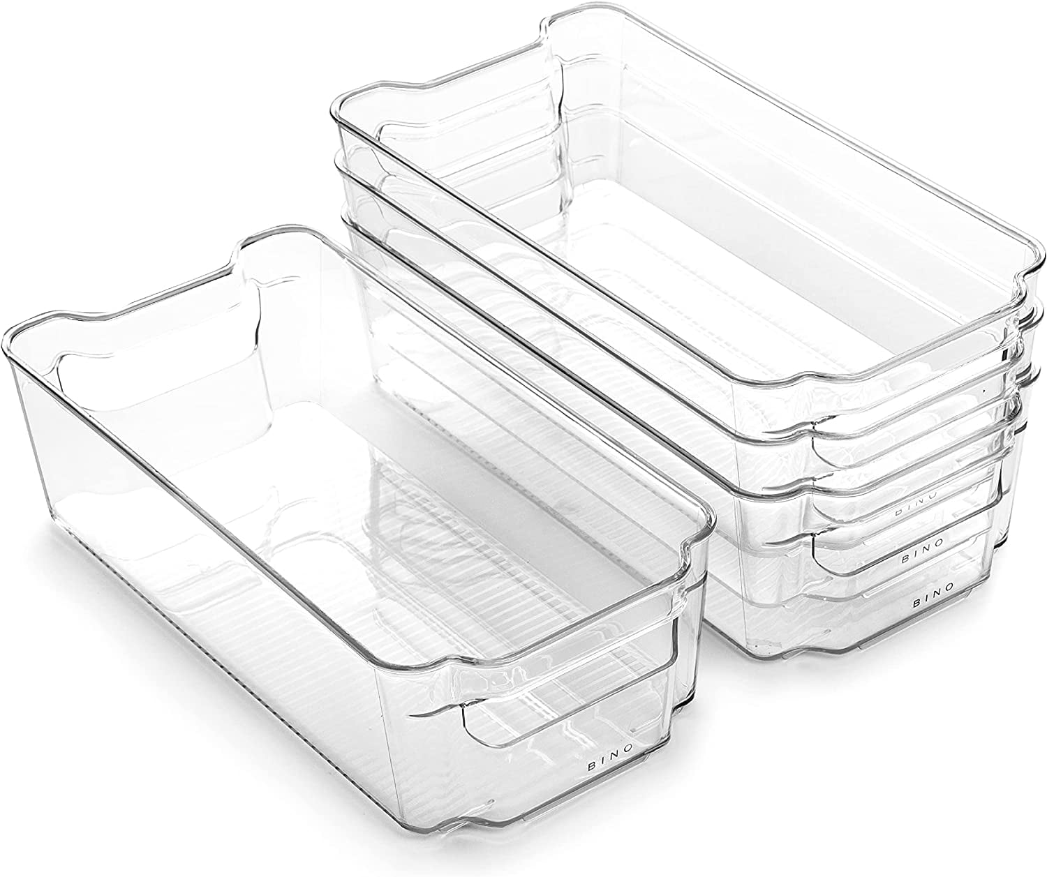 BINO | Stackable Storage Bins, Small - 4 Pack | The Stacker Collection ...