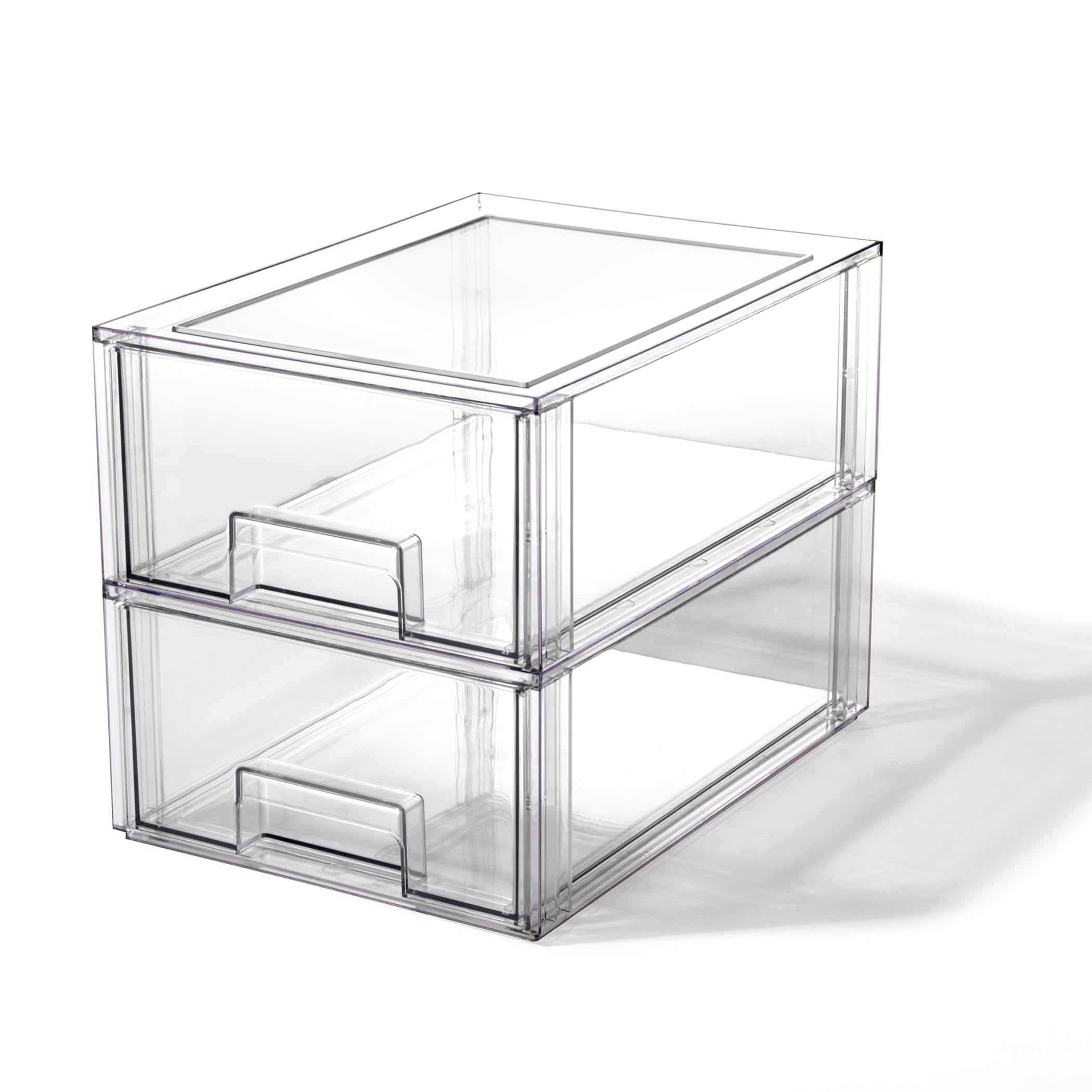 BINO | Stackable Storage Drawers, Large - 2 Pack | THE CRATE COLLECTION ...