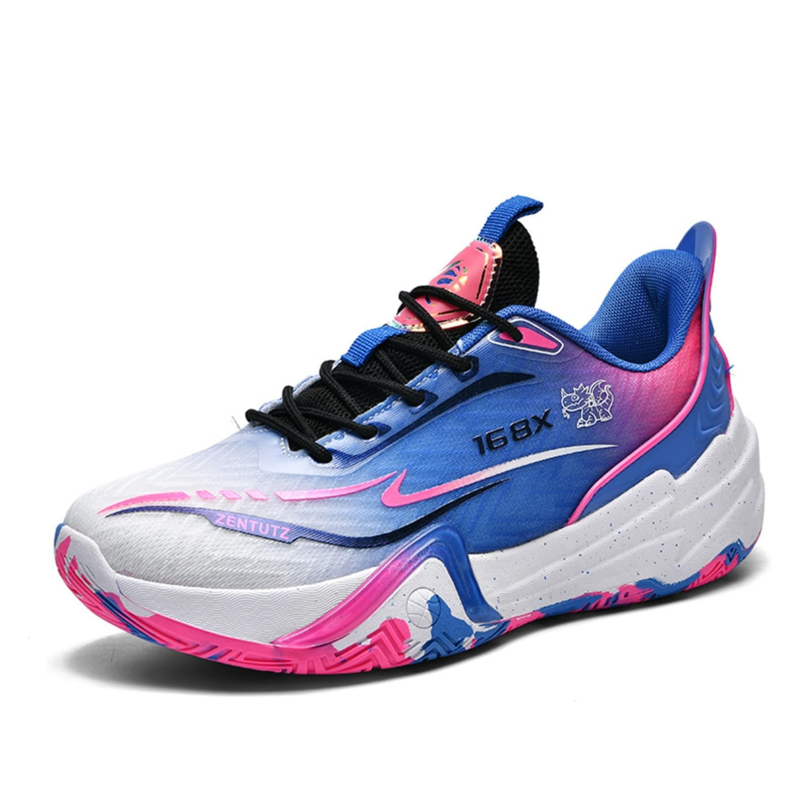 BINQER Men's Low Top Basketball Shoes with Anti Slip And Durable Soles ...