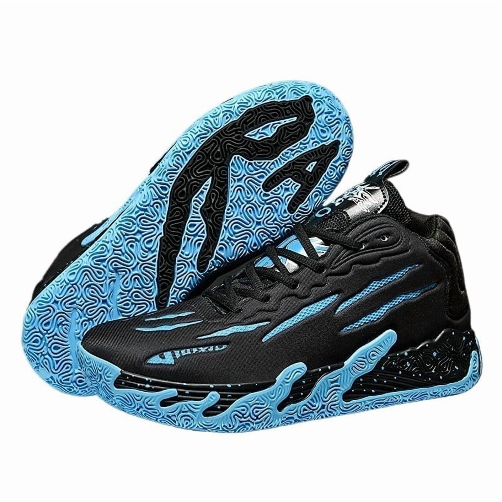 BINQER Unisex Basketball Sneakers Breathable Athletic Shoes with Multi ...