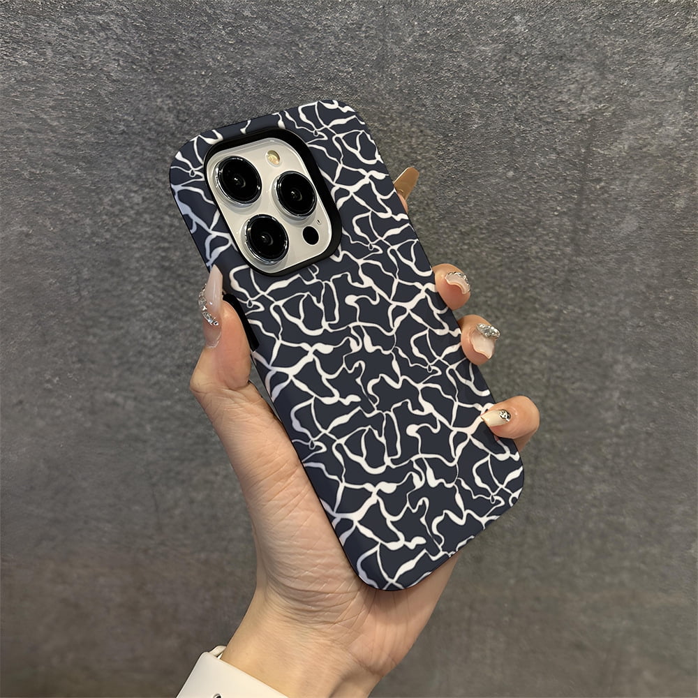 BINUFF Creative Texture Autumn/Winter iPhone Case -2-in-1 Fur Style ...