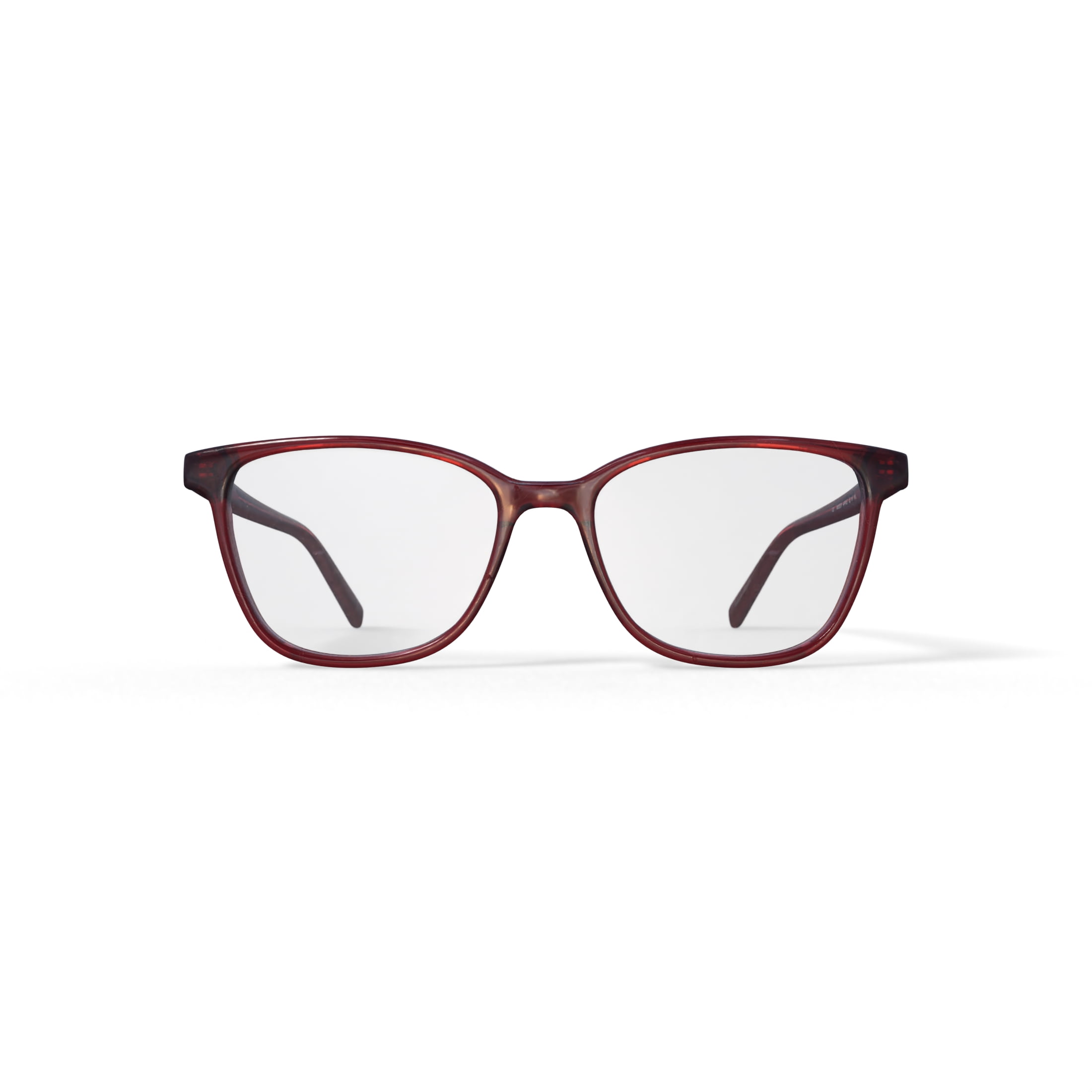 Bio Eyes Women's Apple Cat Eye Prescription Eyeglasses with Case, Red ...