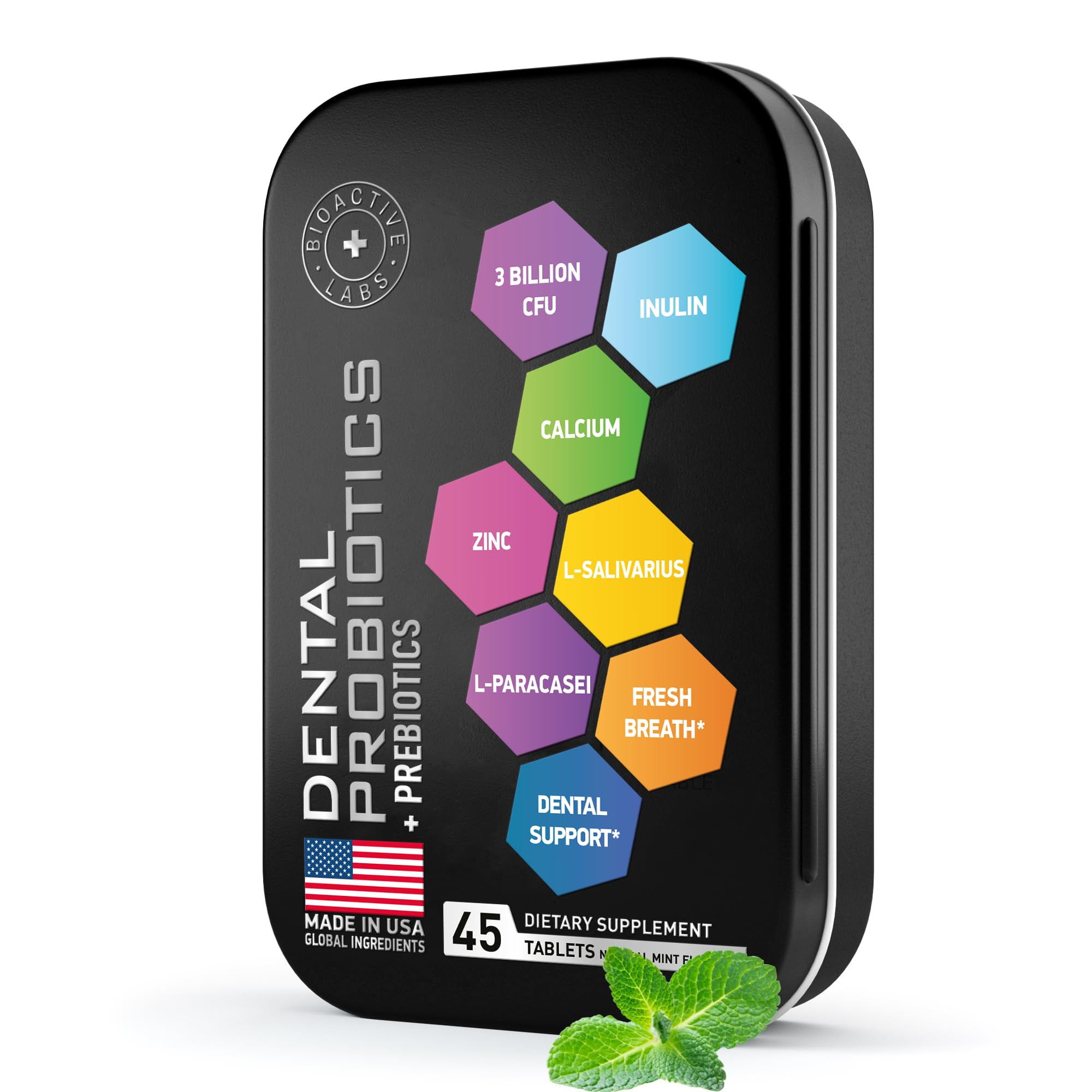 BIOACTIVE LABS Dental Probiotics MSF2 for Teeth and Gums - Probiotic ...