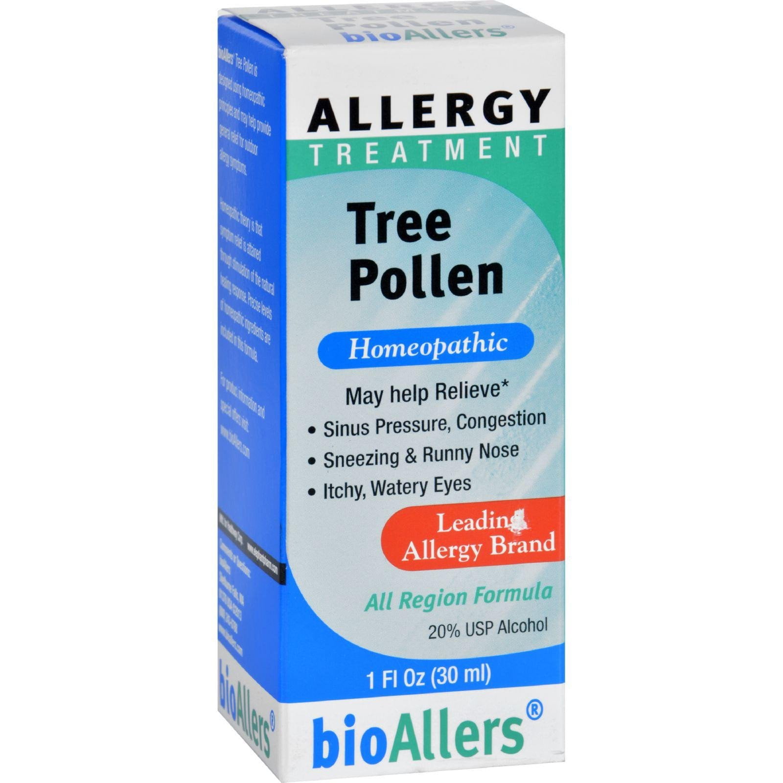 bioAllers Natural Remedies - Tree Pollen Allergy Treatment #707 - 1 oz ...