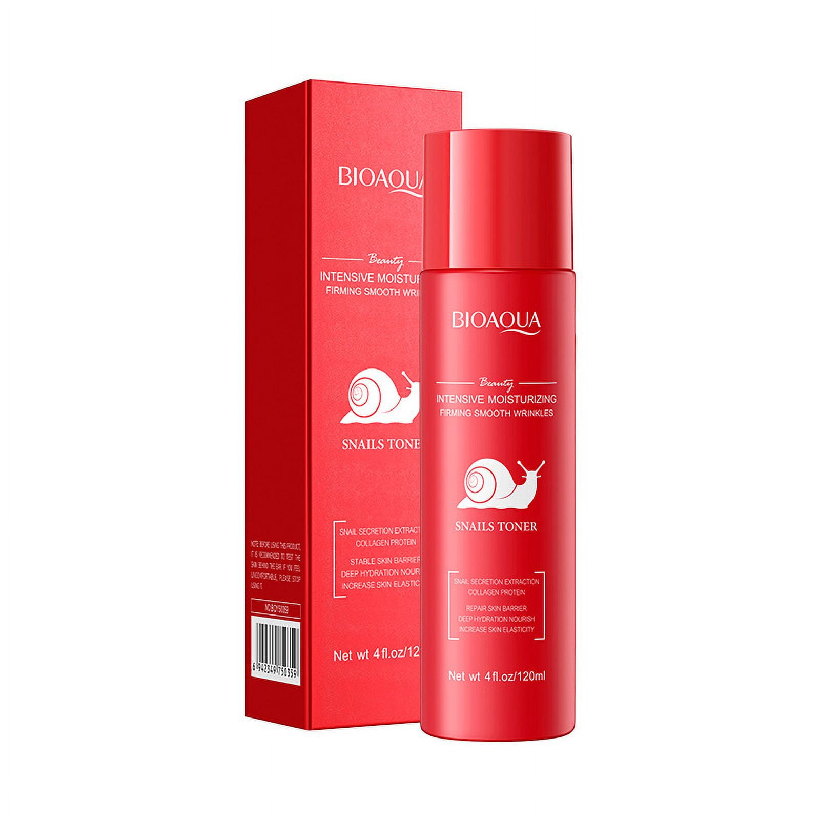 BIOAOUA Snail Tightening and Moisturizing Toner 120ml - Walmart.com