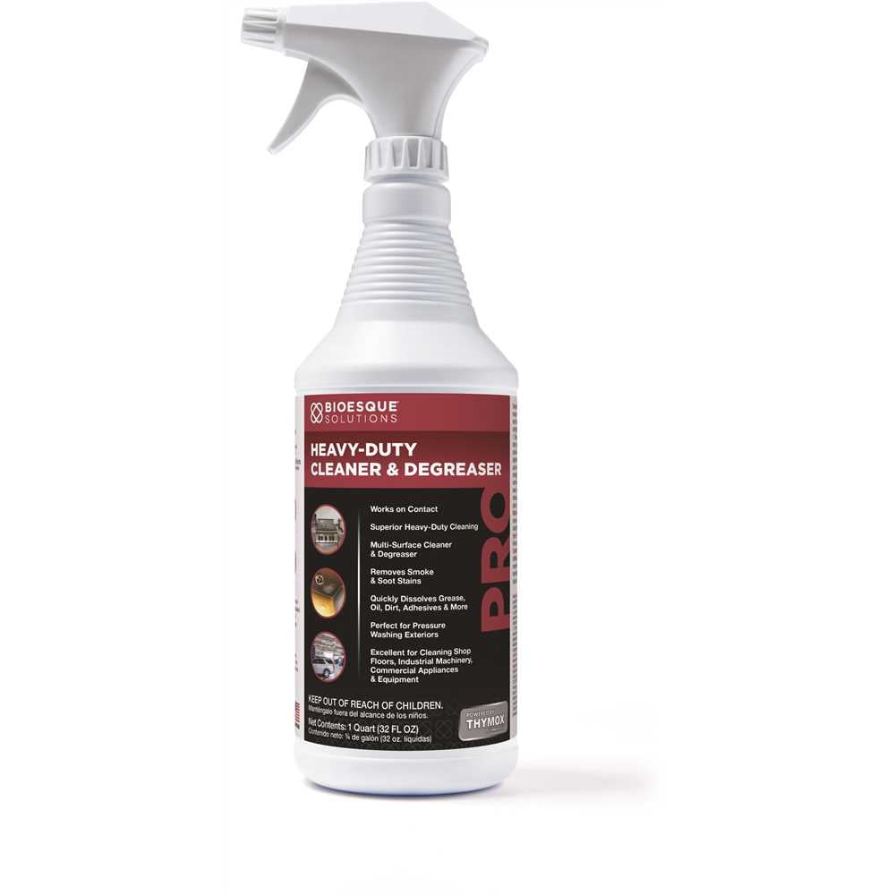 BIOESQUE BHDCDQT 1 Qt. Heavy-Duty Cleaner and Degreaser - Walmart.com