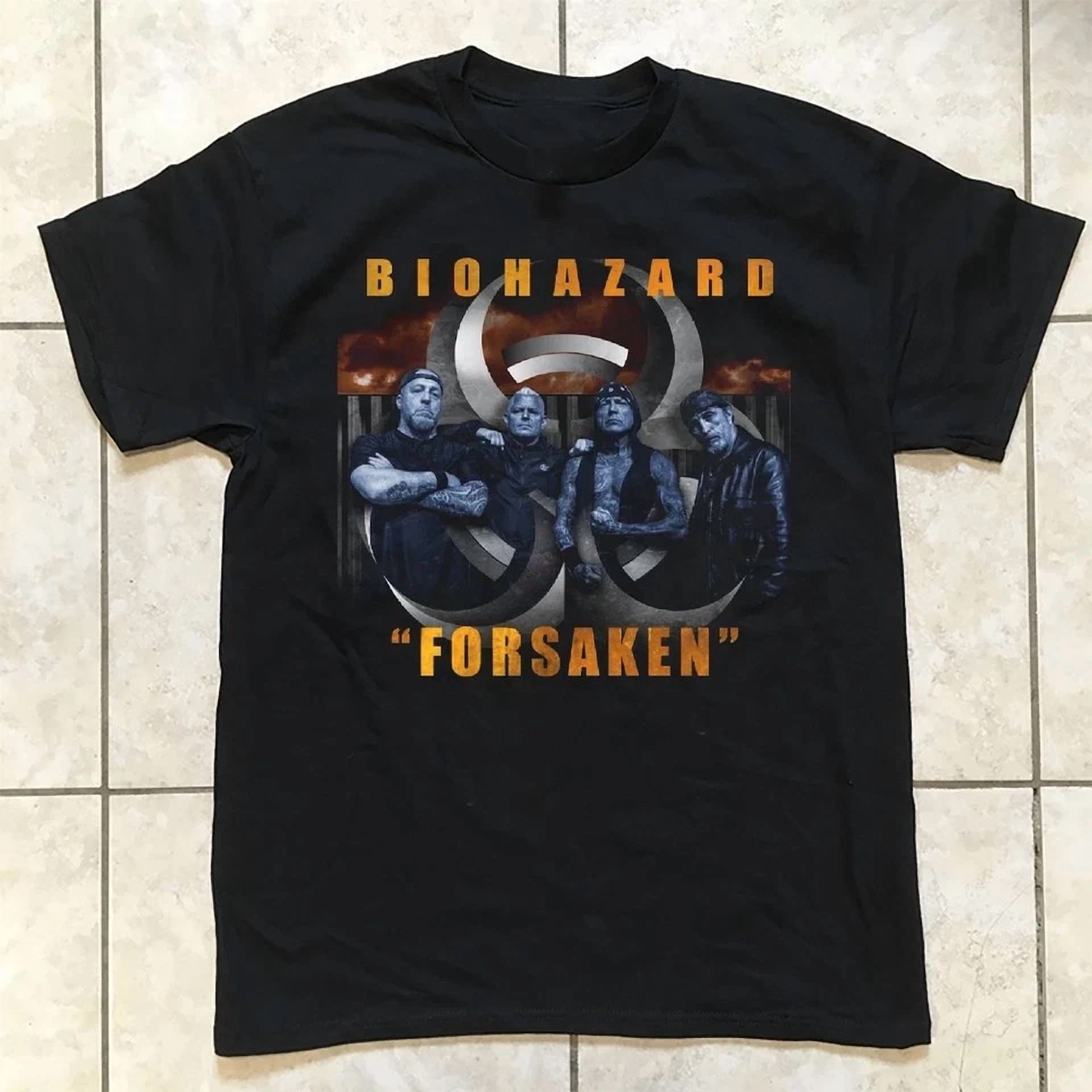 BIOHAZARD Band Forsaken T Shirt Black All Size Gift Fan UH69 - Walmart.com