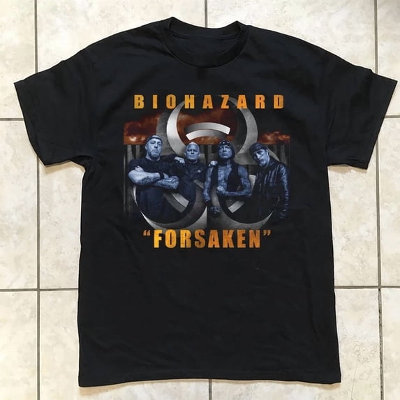 BIOHAZARD Band Forsaken T Shirt Black All Size Gift Fan UH69 - Walmart.com