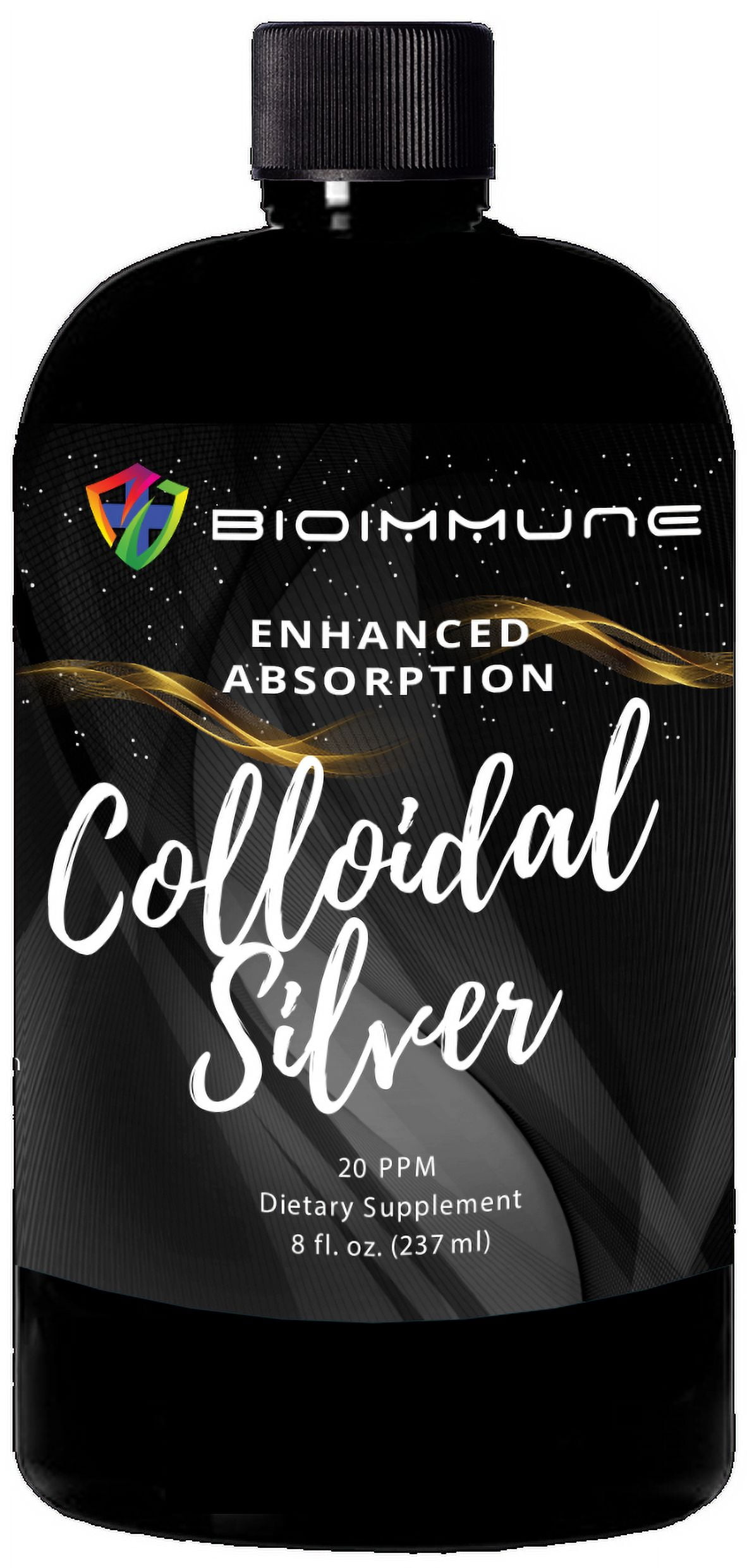 BIOIMMUNE Colloidal Silver Immune Support, Silver Hydrosol. Highest Bio ...