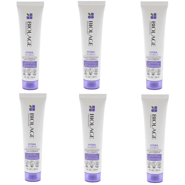 Matrix Biolage Hydrasource Blow Dry Shaping Lotion Mini 1 oz, PACK OF 6 ...